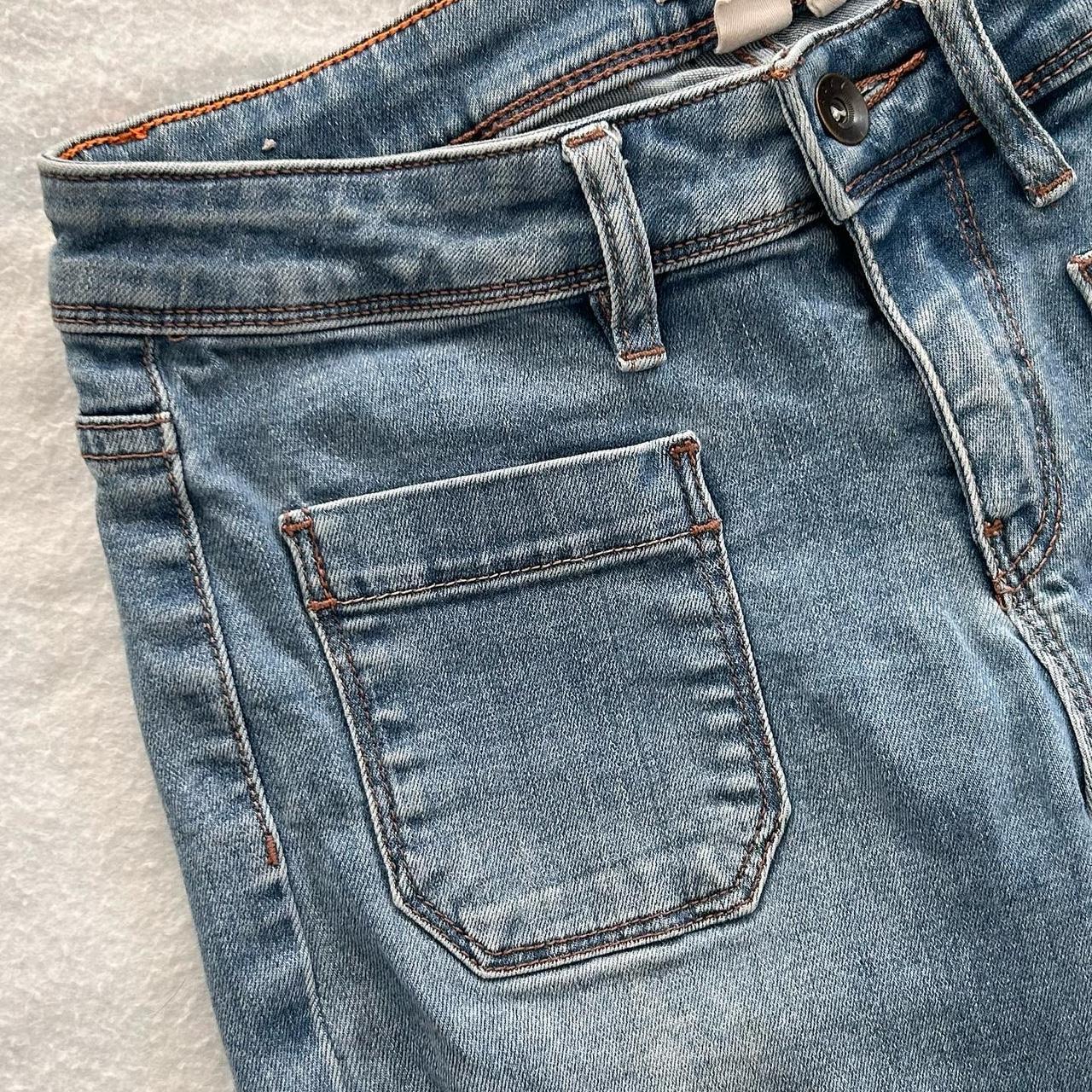 Roxy Womens Vintage low Rise Flare Denim Jeans Sz25... - Depop