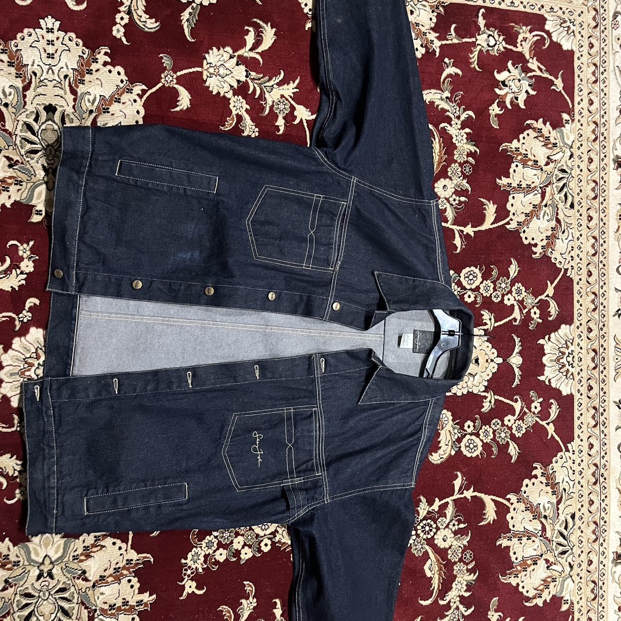 Vintage Sean John Denim Jacket MSG BEFORE BUY! - Depop