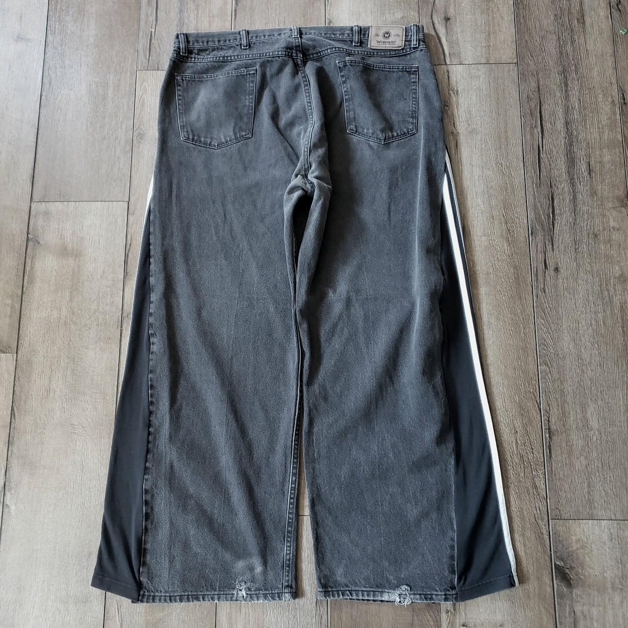 Custom 1 of 1 Adidas 3 Stripe JNCO Southpole Style... - Depop