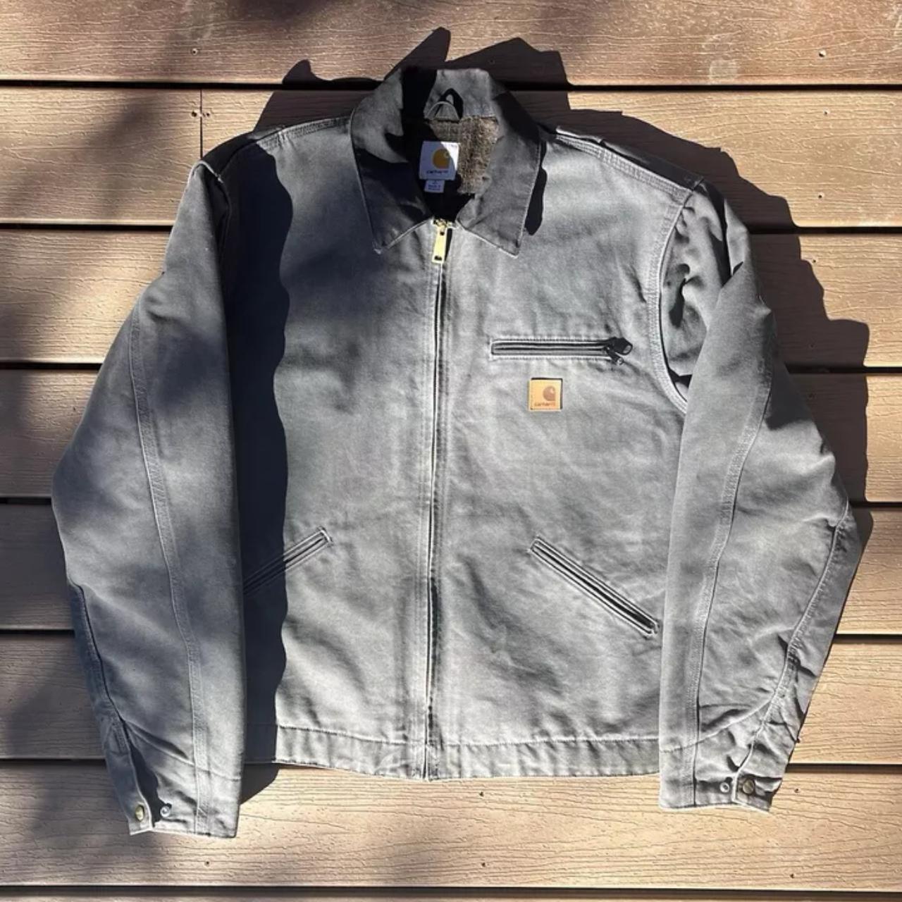 VTG Carhartt J97 GVL Detroit Tall Blanket Lined... - Depop