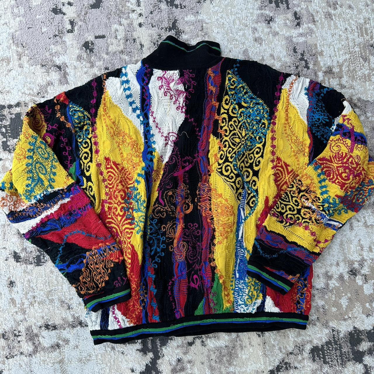 Vintage 90s coogi sweater Condition Good Sizing... - Depop