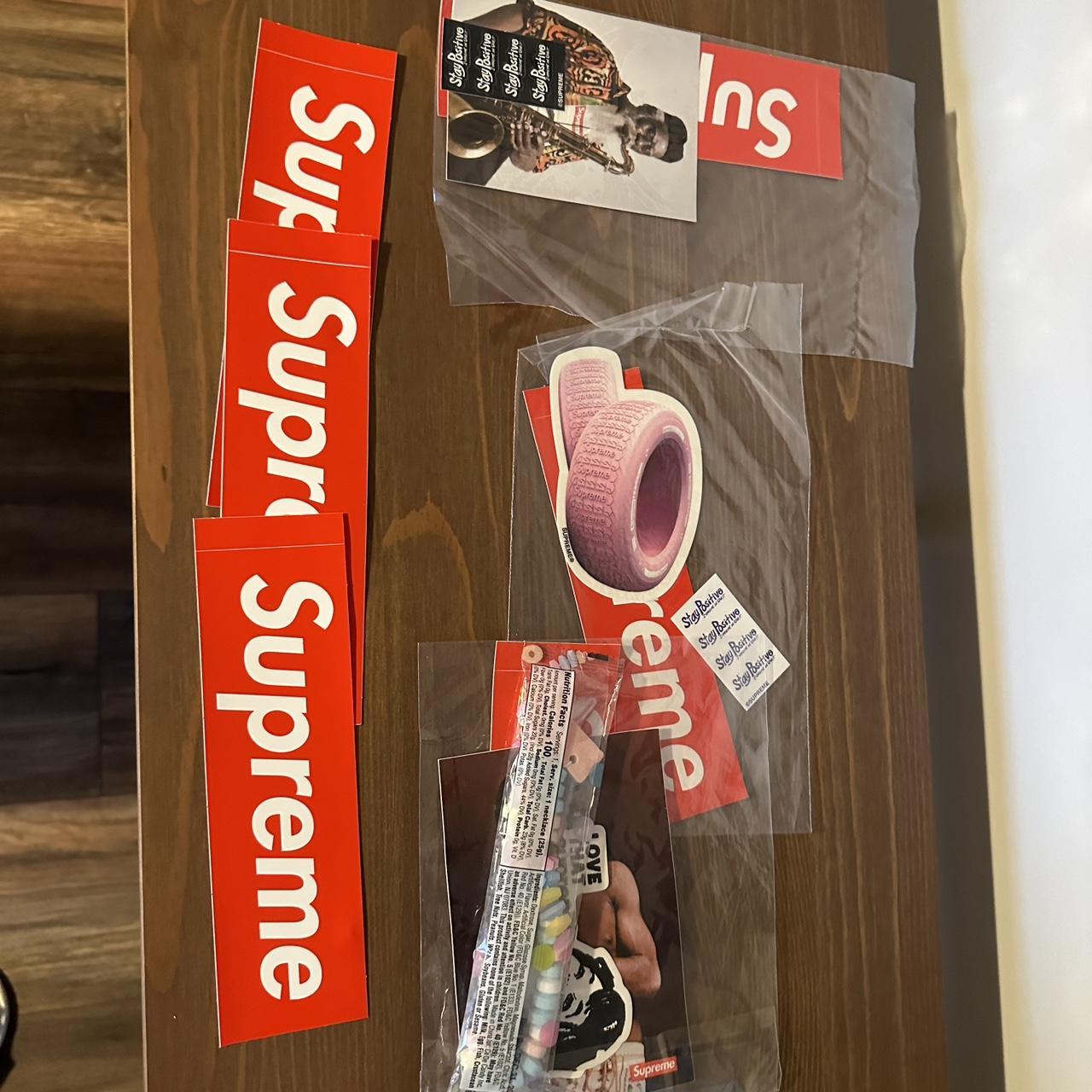 Supreme sticker sets and box logo stickers - Depop
