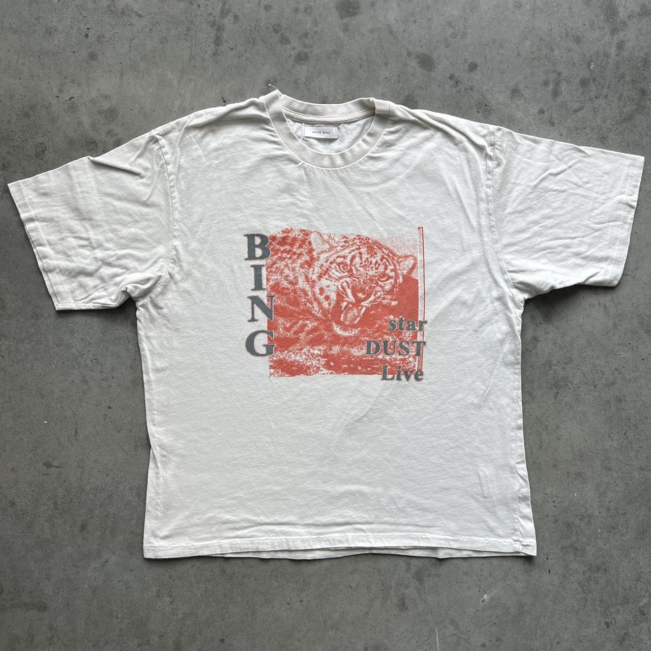 anine bing star dust live tshirt ★... - Depop