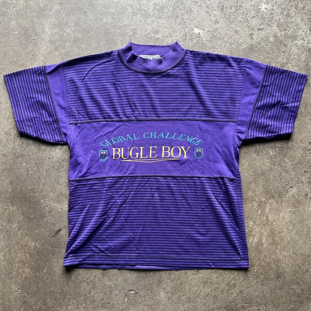 Vintage 90s Bugle Boy Tshirt Measurements -... - Depop