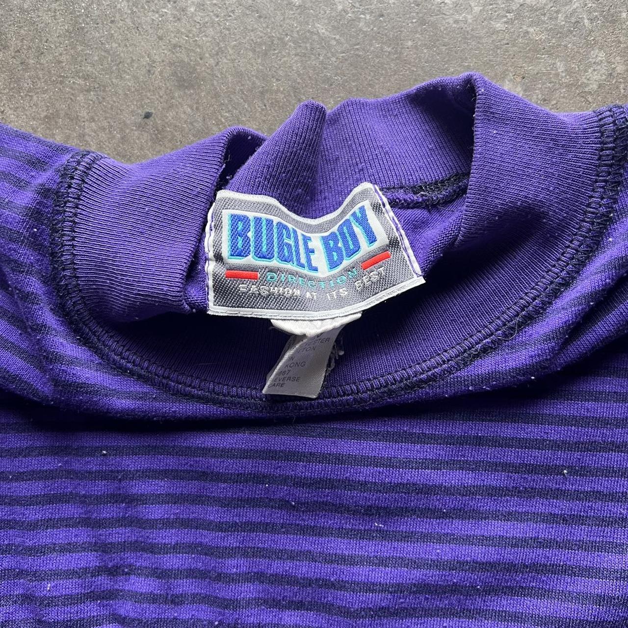 Vintage 90s Bugle Boy Tshirt Measurements -... - Depop