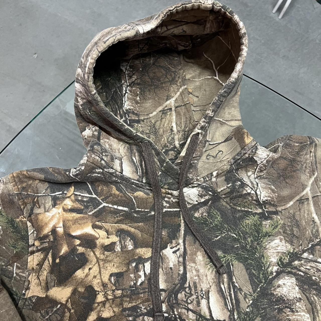 Vintage 90s Real Tree Camo Hoodie Pit to pit : 21in... | Depop