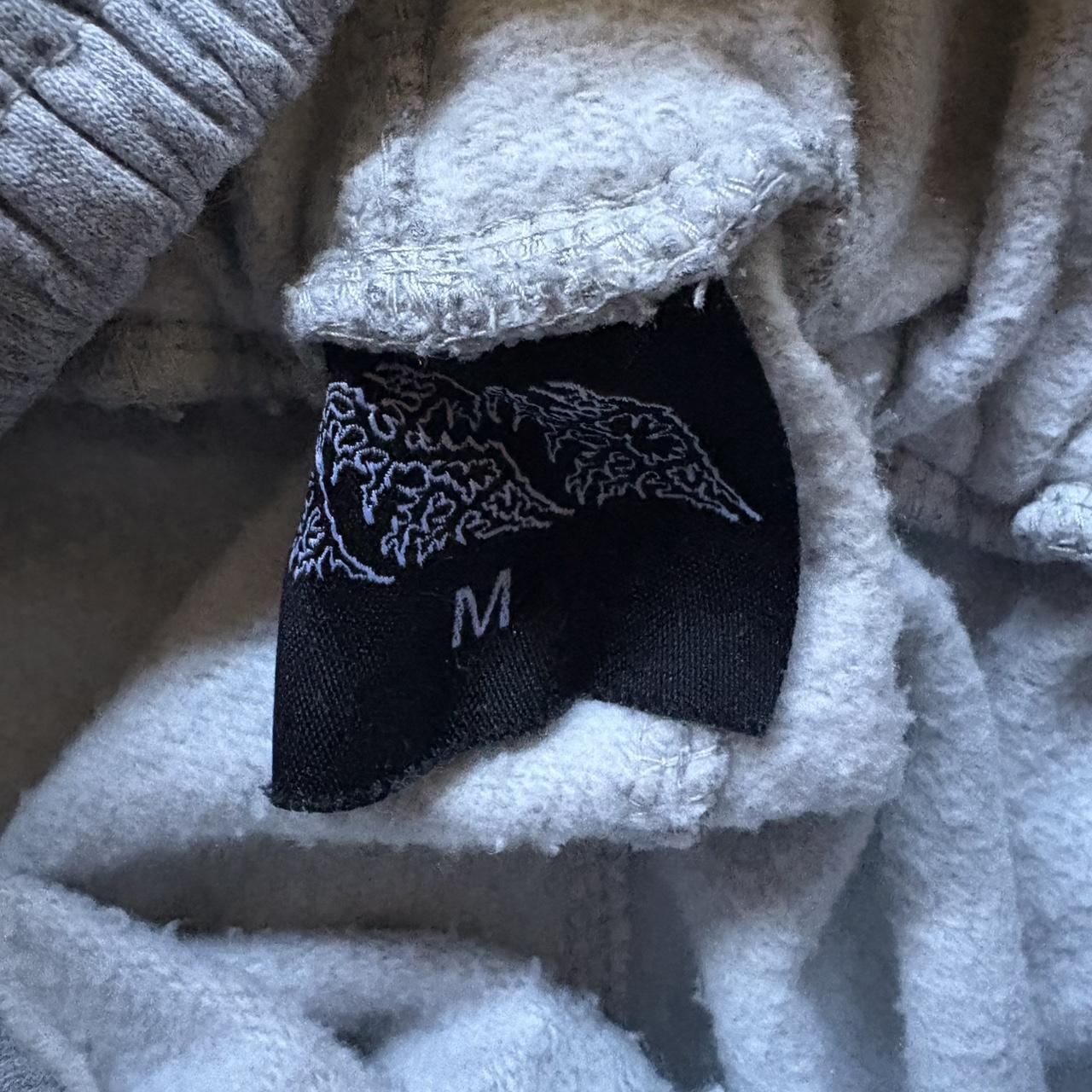 “Kant go bac” grey baggy sweatpants Size-... | Depop