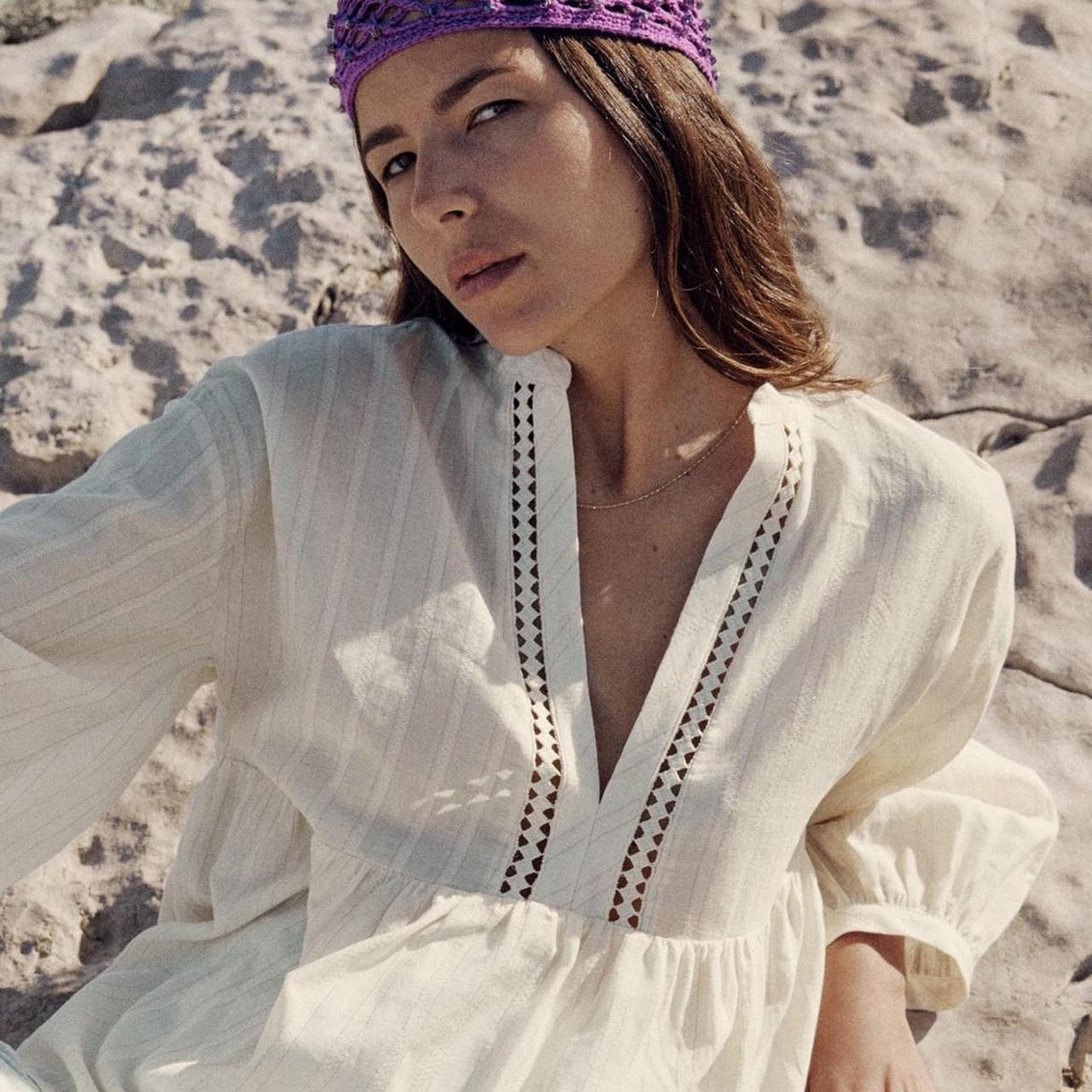 💫ZARA💫Purple Head Cap💫 - Depop