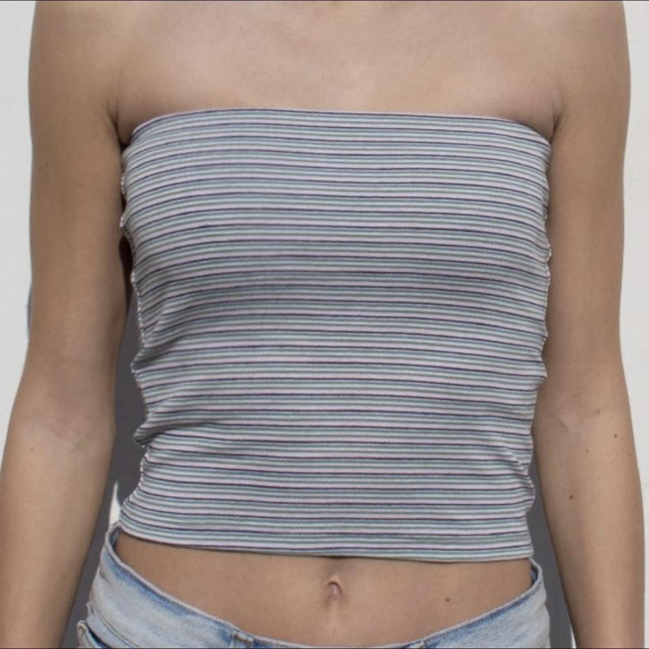 SUBDUED tube top Stripes Size Small - Depop