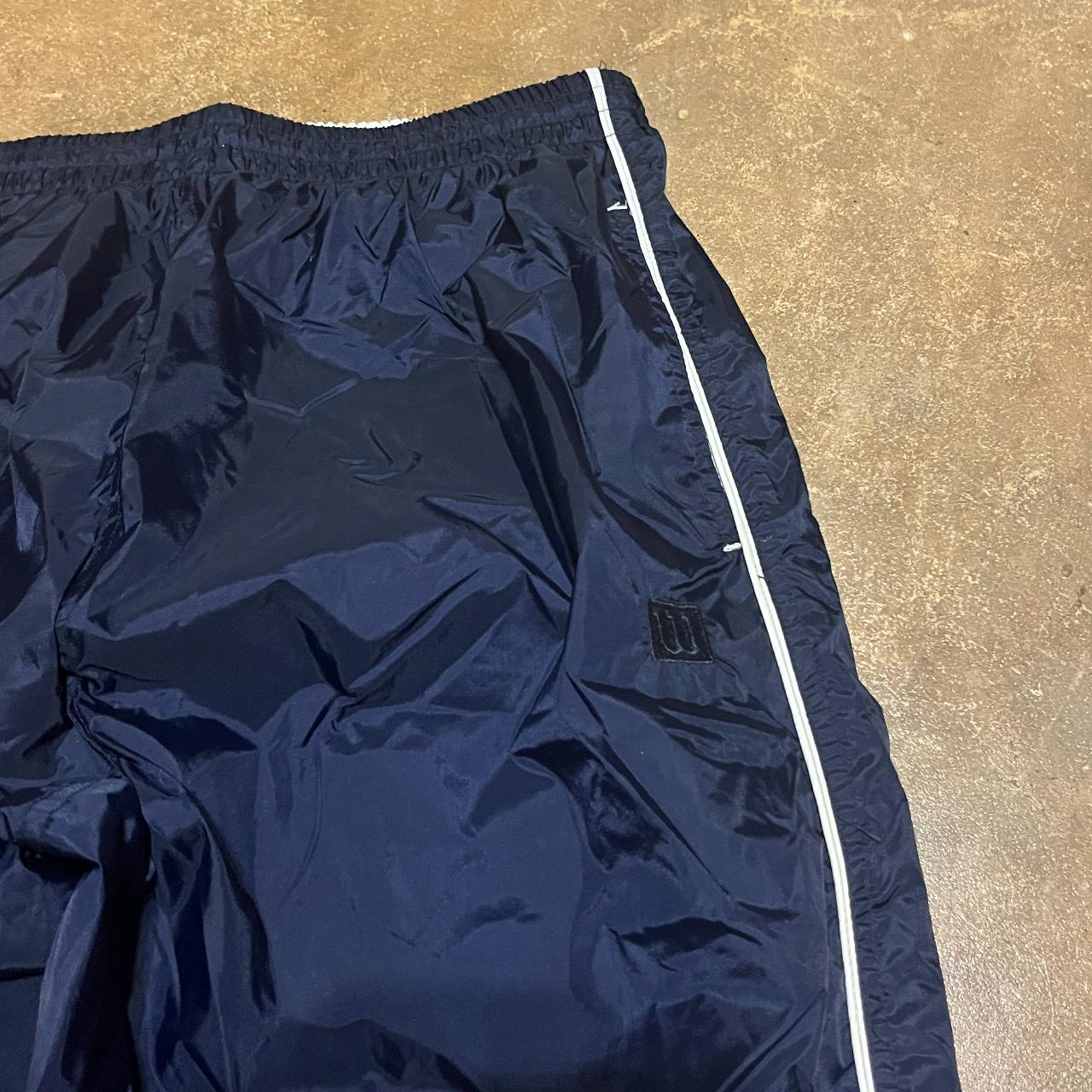 Vintage Wilson Windbreaker Athletic Pants Size: Large - Depop