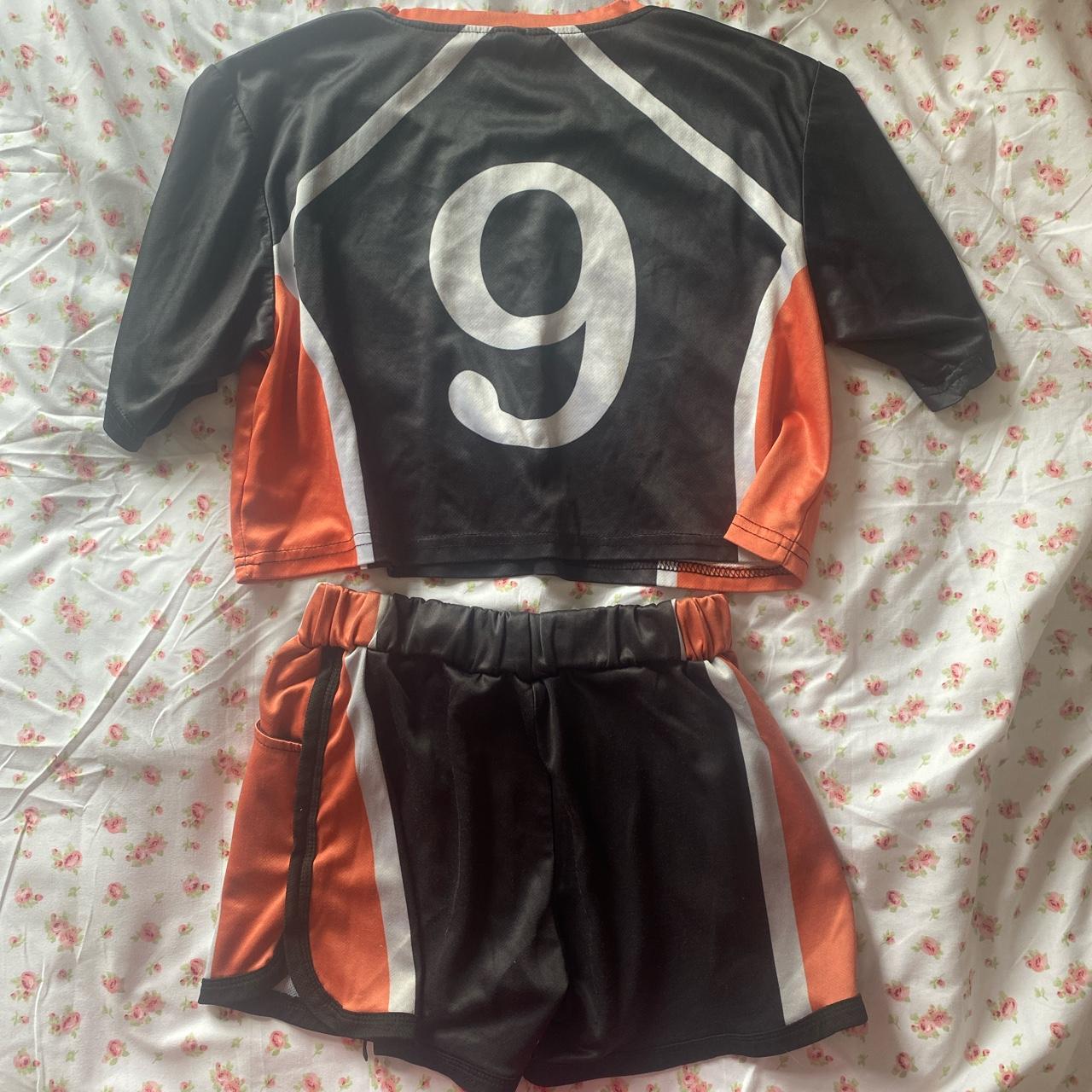 Haikyuu pj set Haikyuu cosplay top and shorts Pjs... - Depop