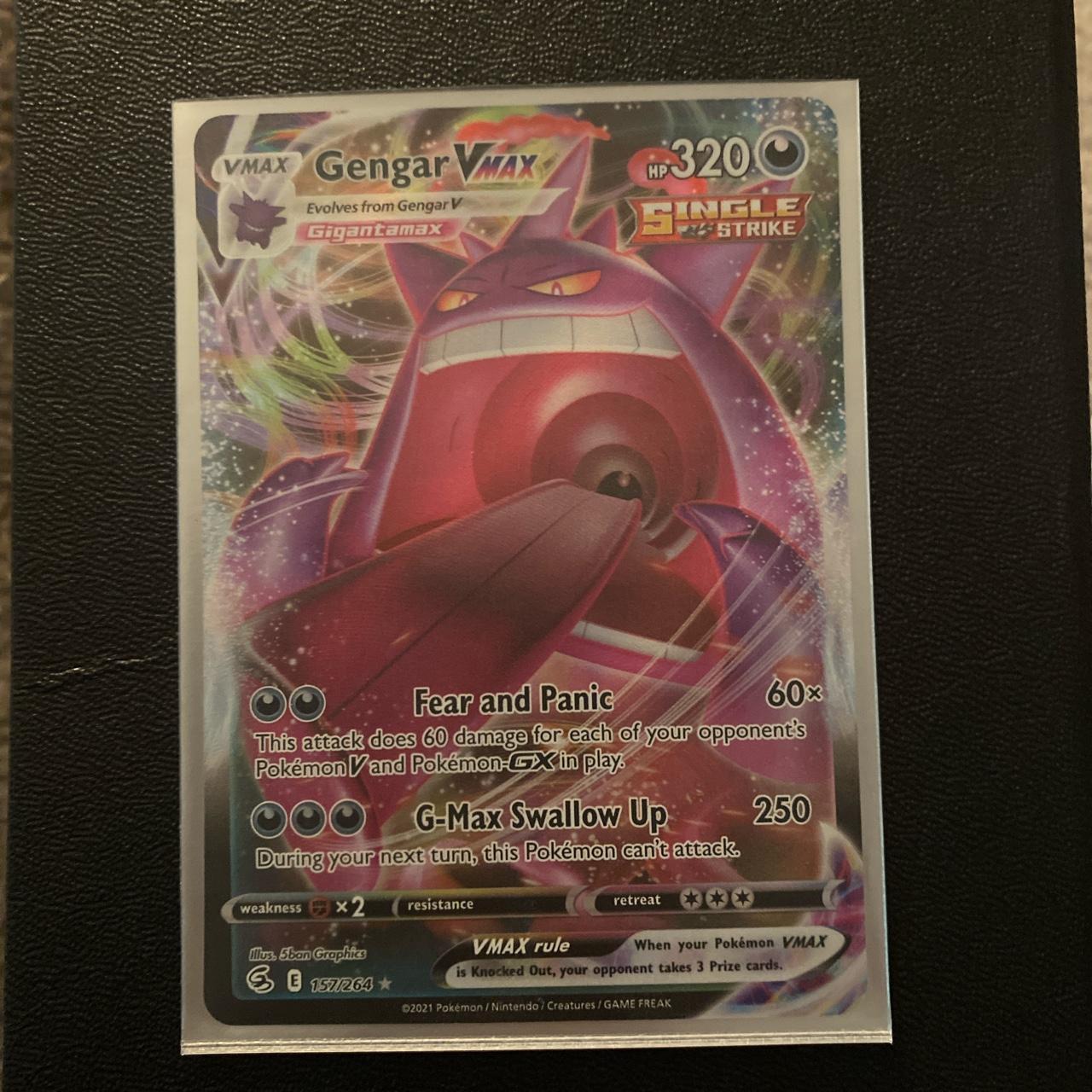 Seeled gengar Vmax holo full art Pokémon card... - Depop