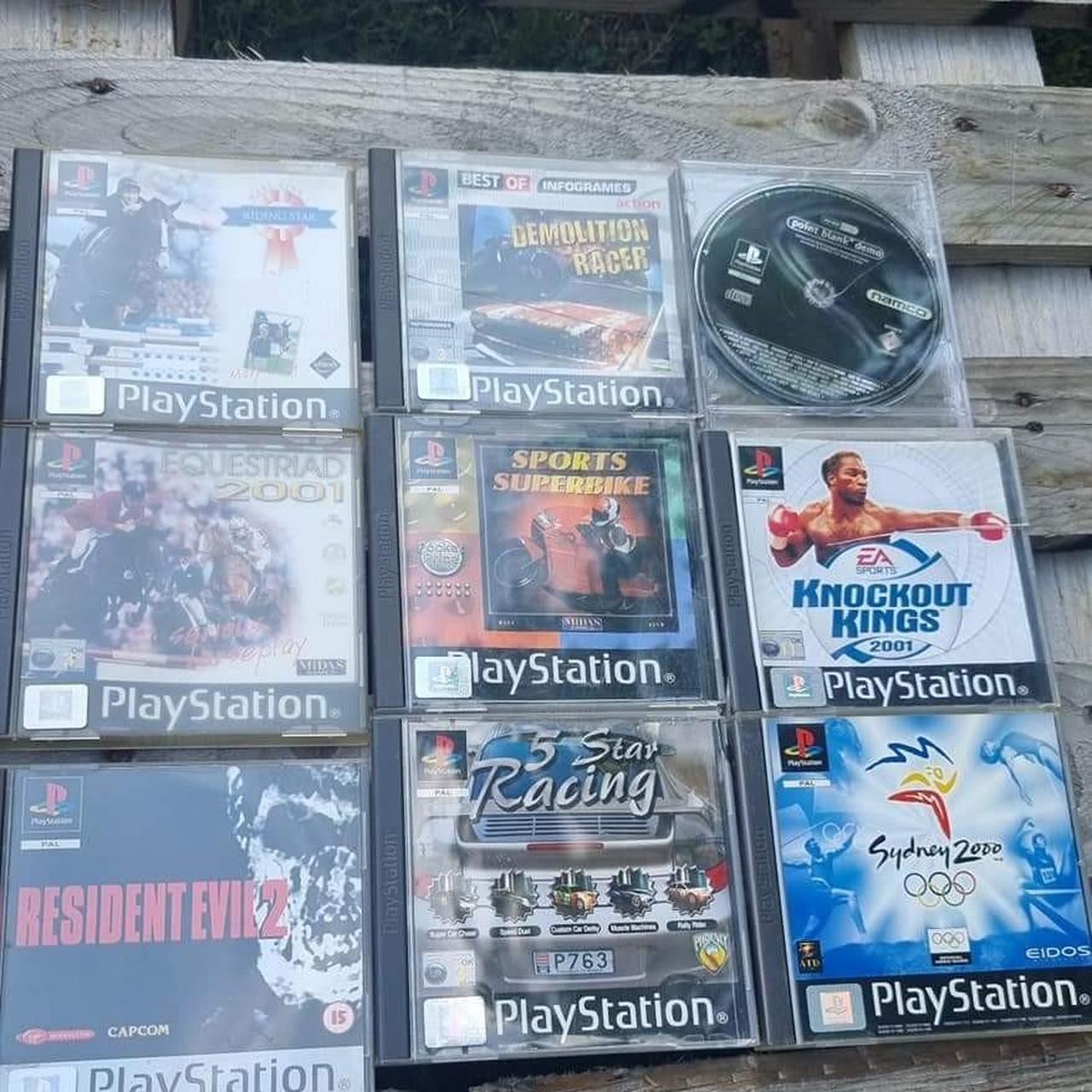 Various ps1 games All uk pal Black discs Cib... - Depop