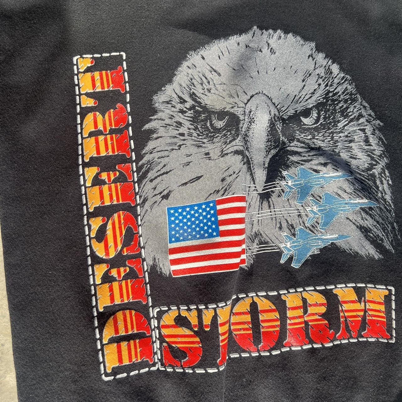 80s/90s "Liberty Destorm" black sweatshirt #80s... - Depop