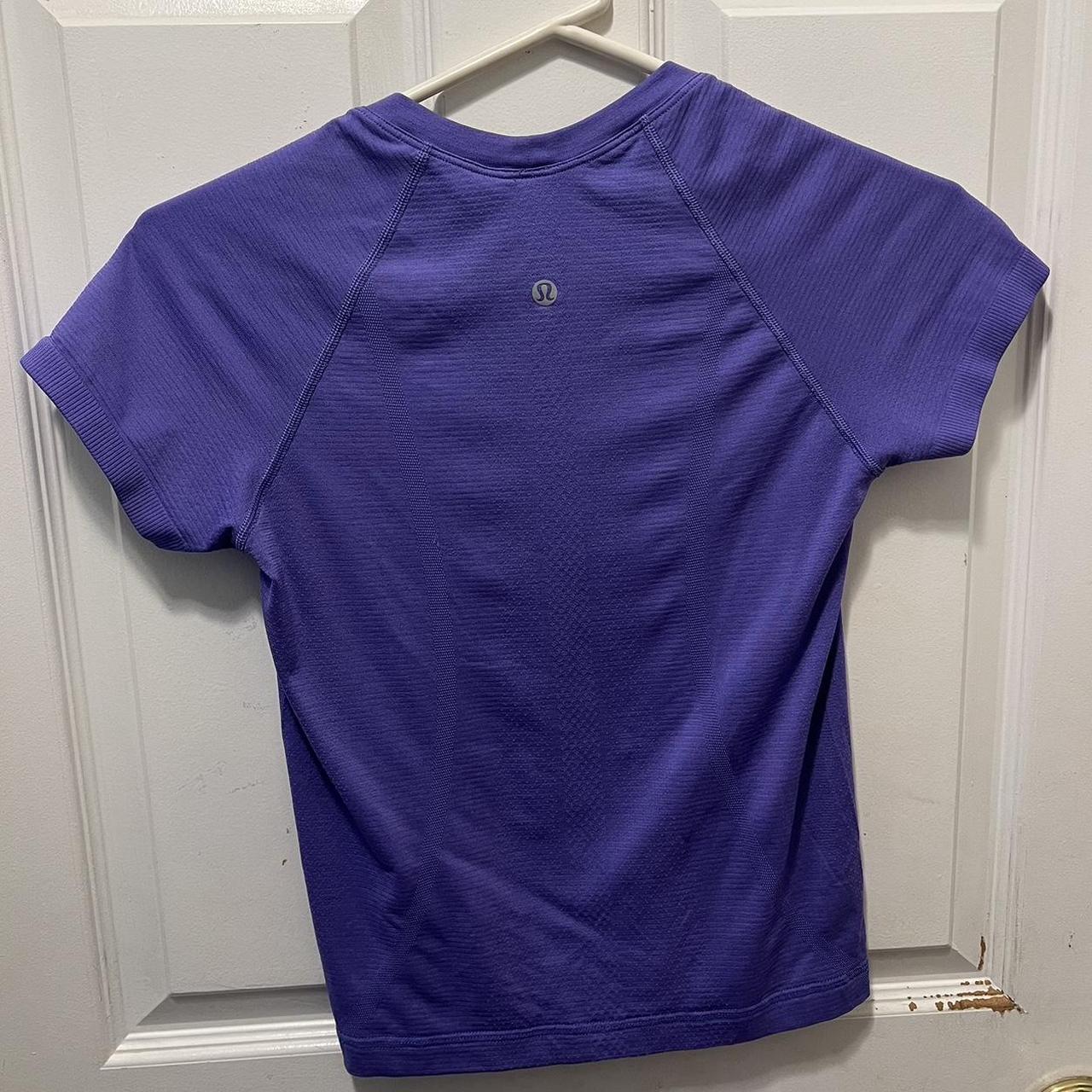 Purple lululemon swiftly tech, size 6, great... - Depop