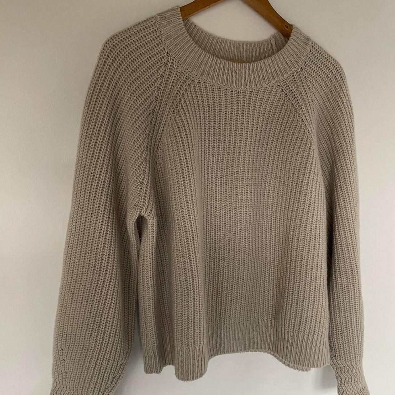 Toast Jumper. Cream color. Lambswool and cotton mix.... - Depop