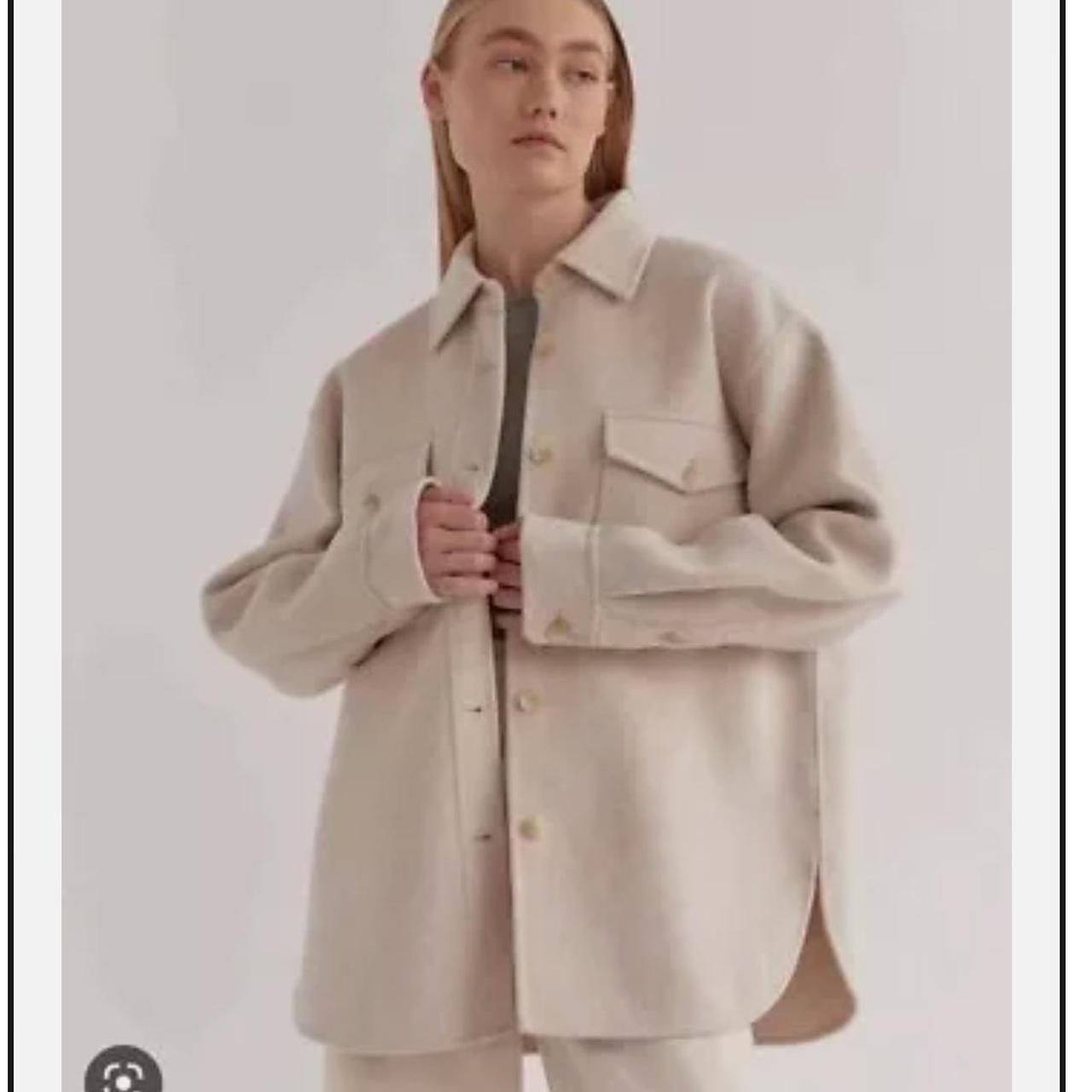 Assembly label wool jacket Size xxs Oversized fit... - Depop