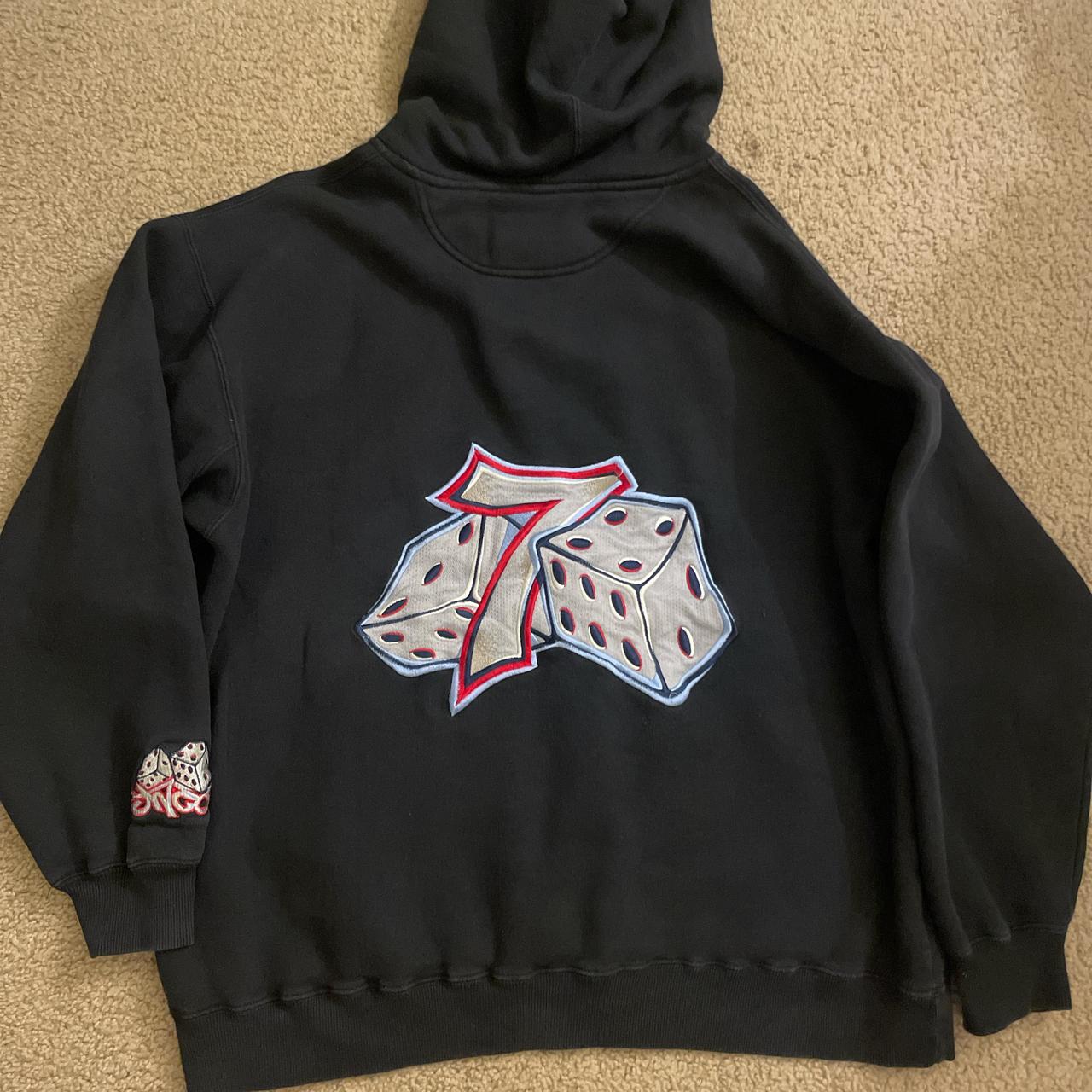 jnco 7 dice hoodie no flaws tagged xl - Depop