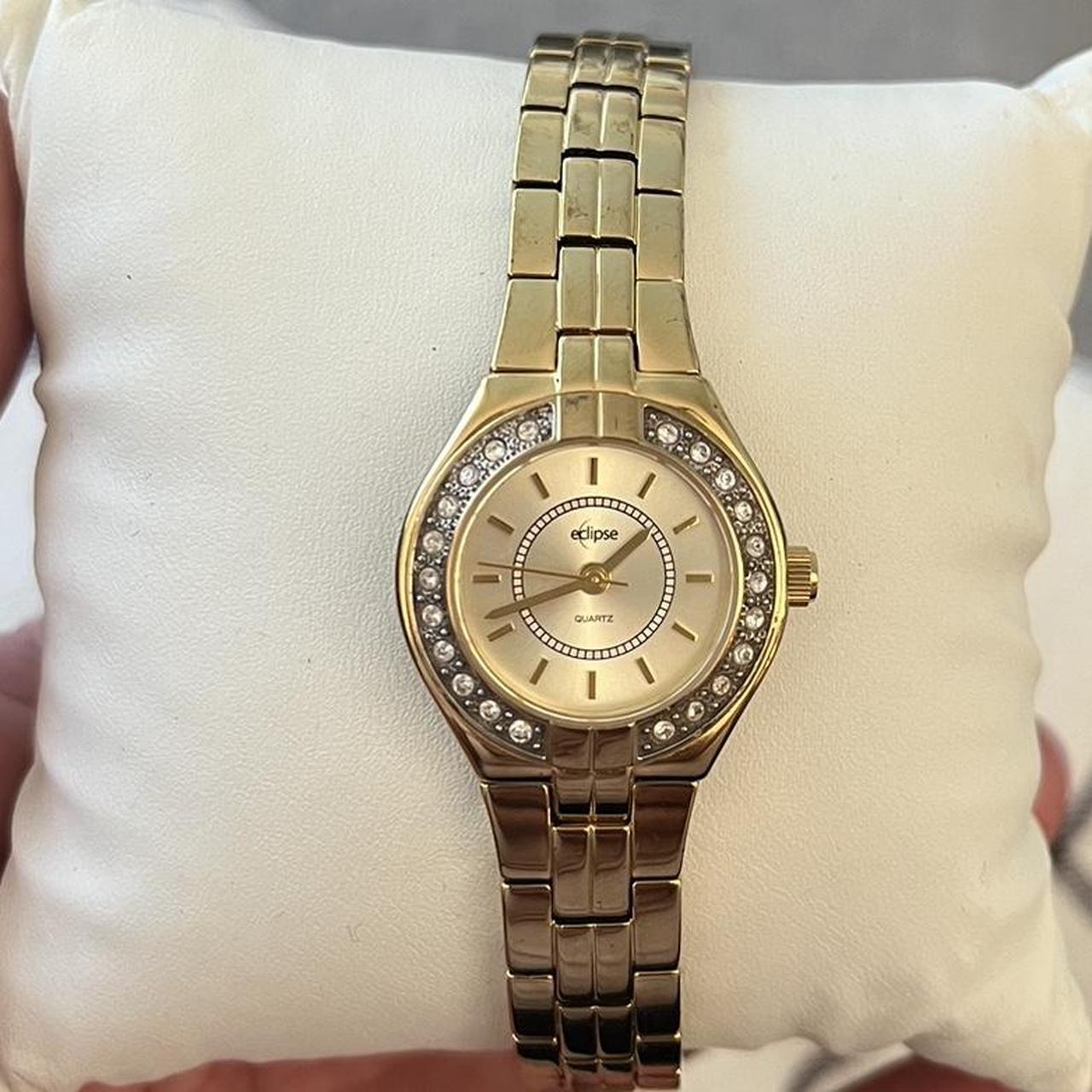 Small gold watch Brand: Eclipse Gold eclipse watch.... | Depop