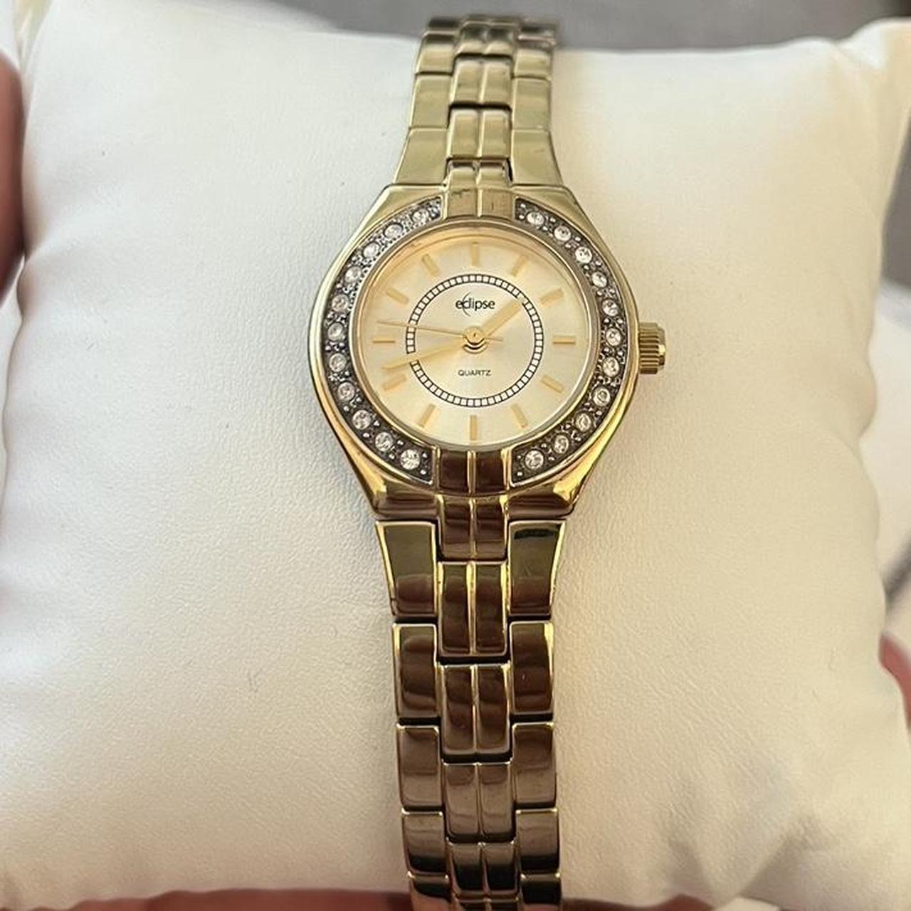 Small gold watch Brand: Eclipse Gold eclipse watch.... | Depop