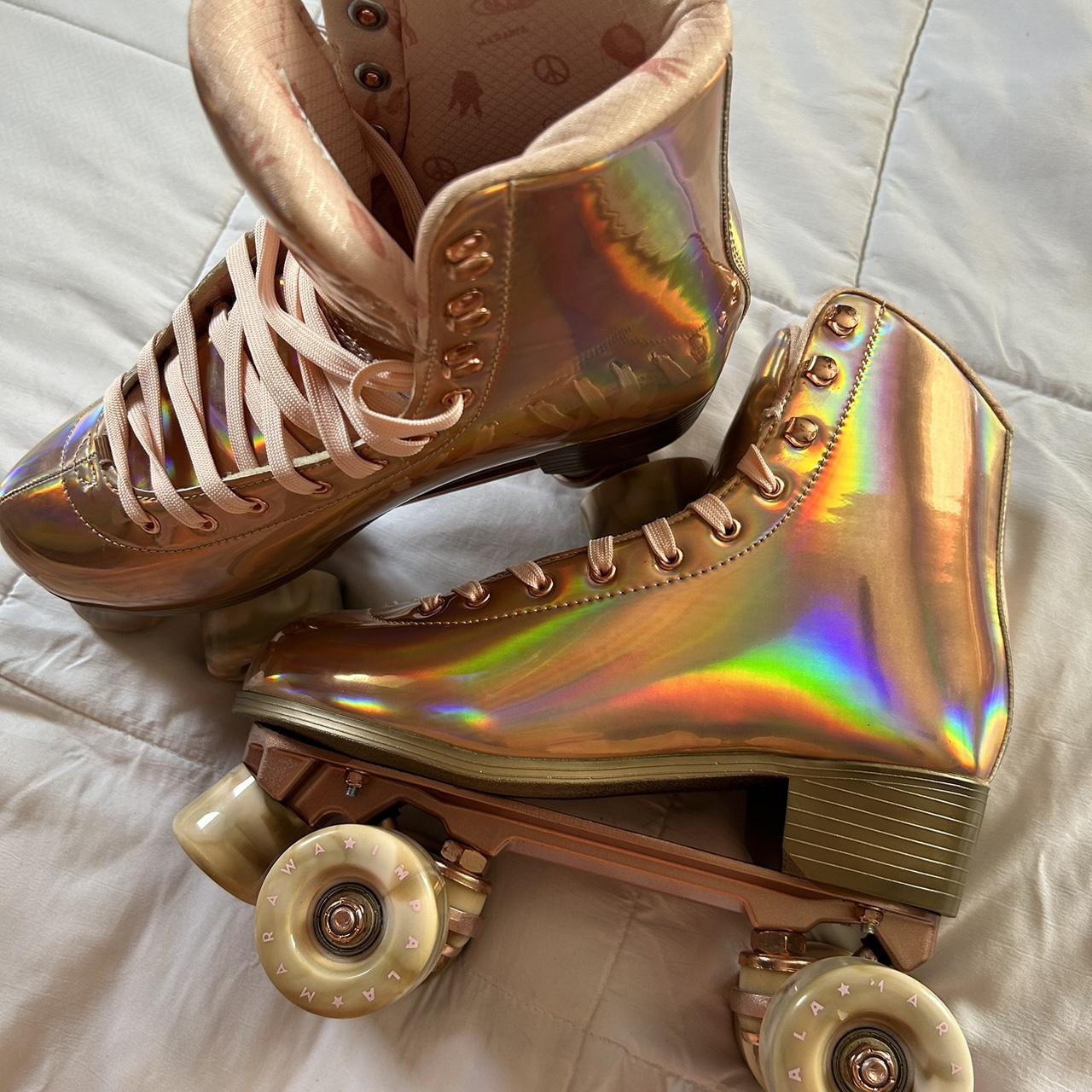 Rose Gold Impala Roller Skates Size 10. Never been... - Depop