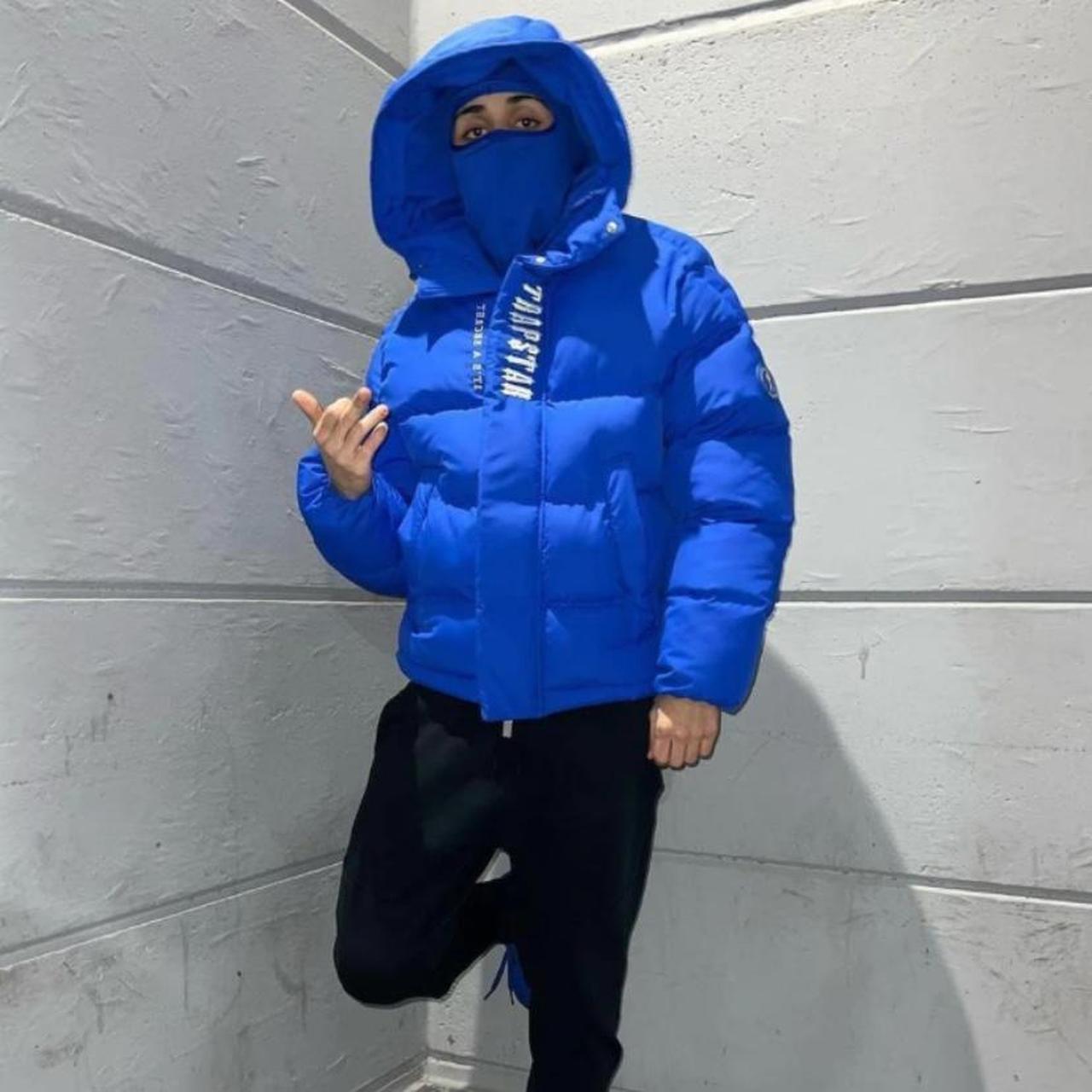 Trapstar Decoded Puffer Coat Jacket 🎨 Blue 🚚 Next... - Depop
