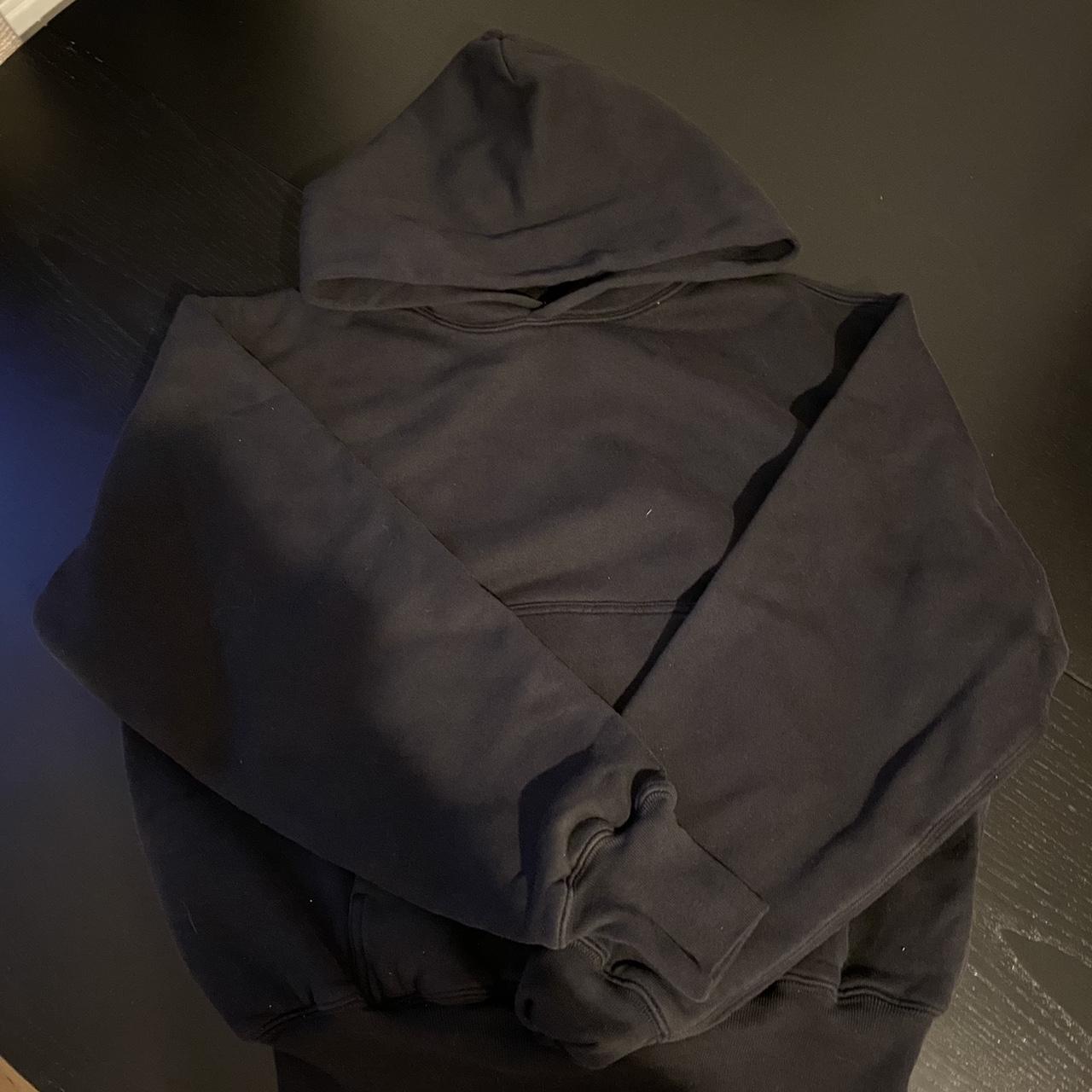 YZY GAP Hoodie unisex XS black colour way worn once... - Depop