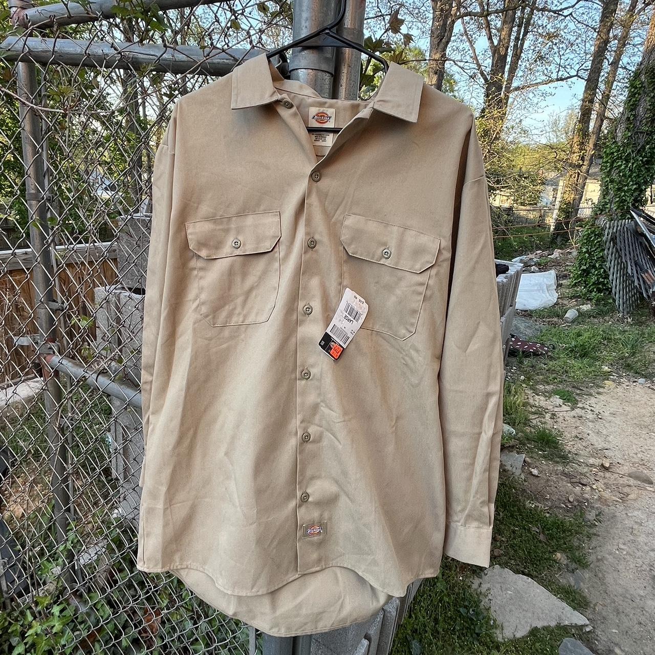 LARGE Dickies long sleeve button up Brand new no... - Depop
