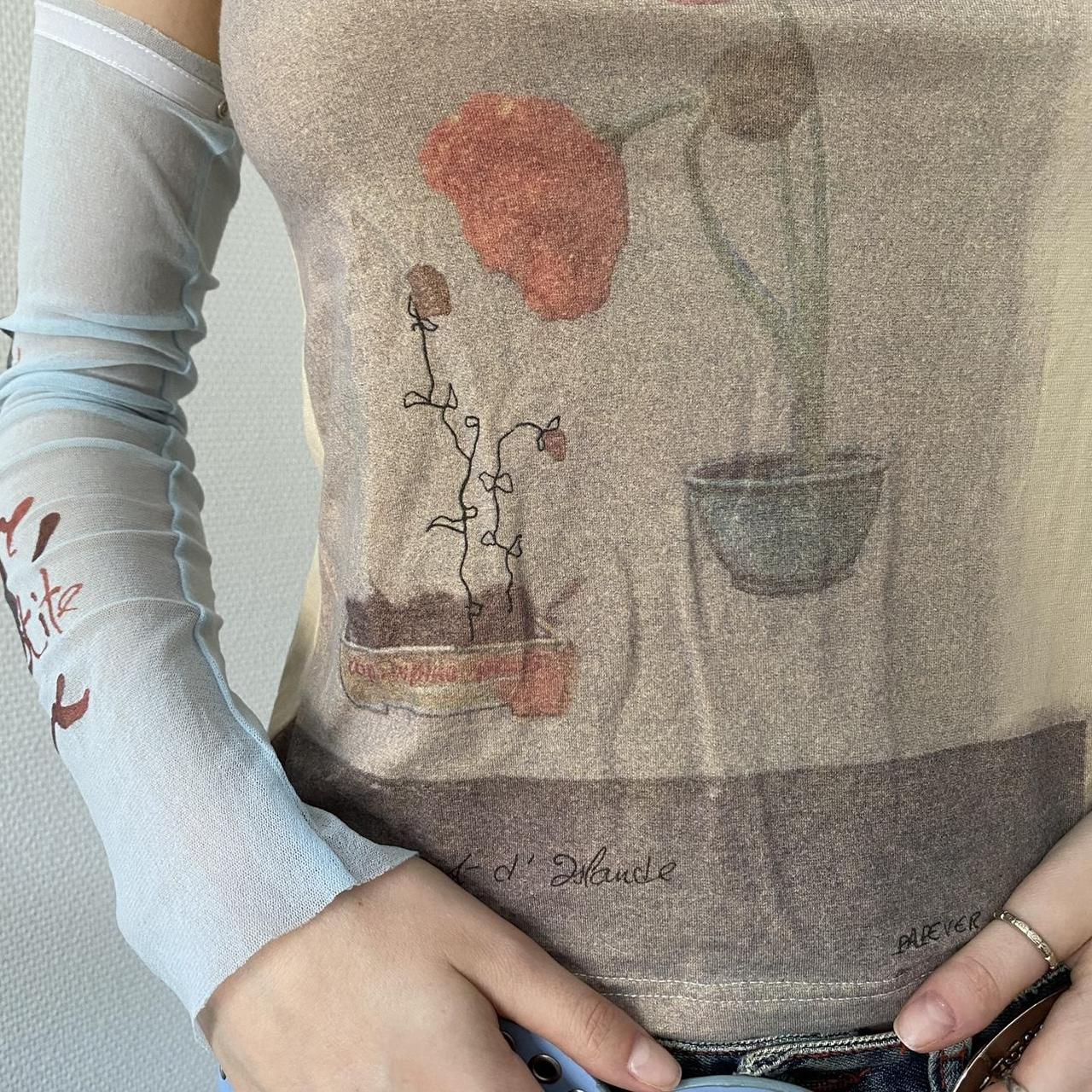 🤍 cop copine top 🤍 Removable mesh sleeves, super... - Depop