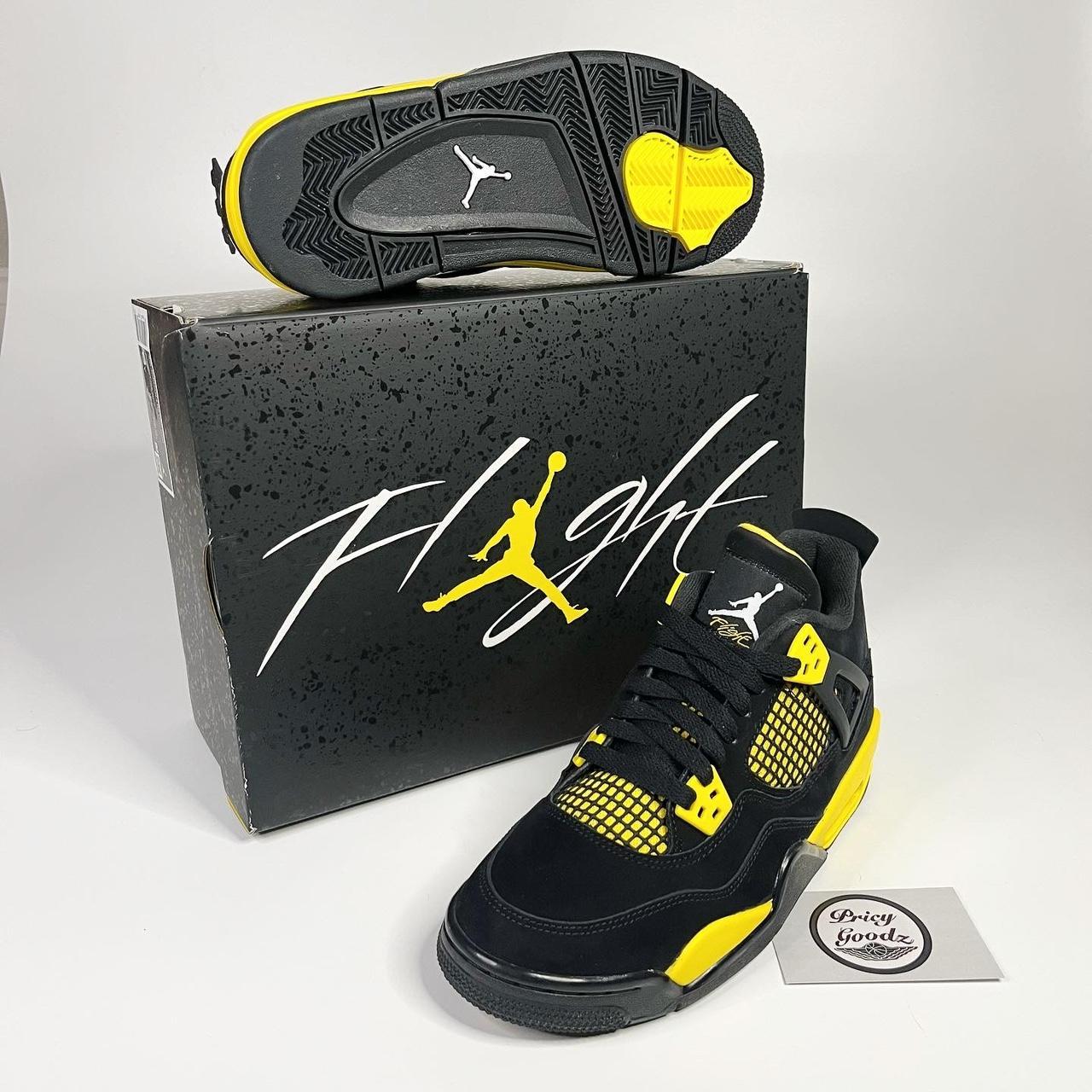 Air Jordan 4 Yellow Thunder⚡️ Uk5.5 FREE DELIVERY ... - Depop