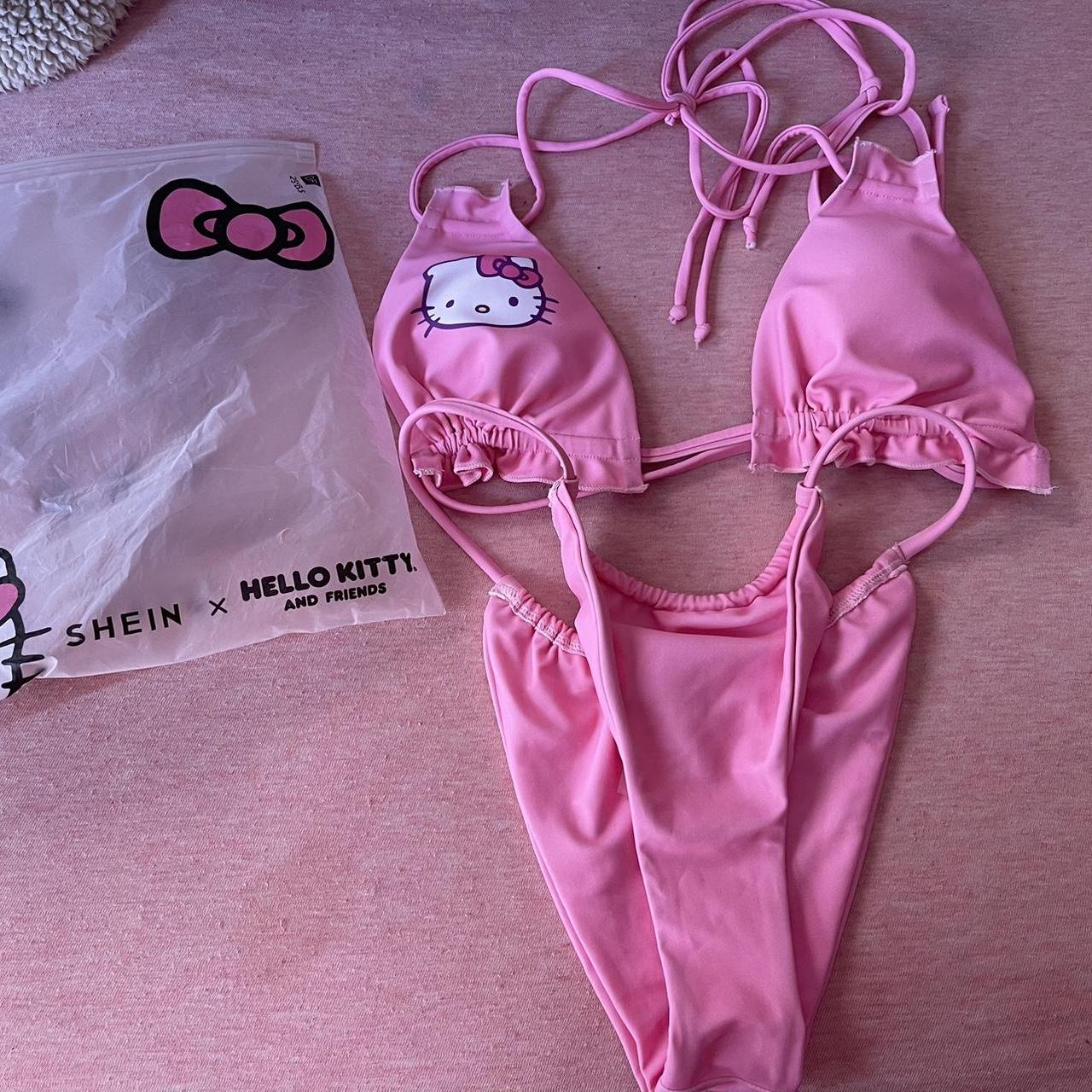 Shein x hello kitty bathing suit Never worn outside... - Depop