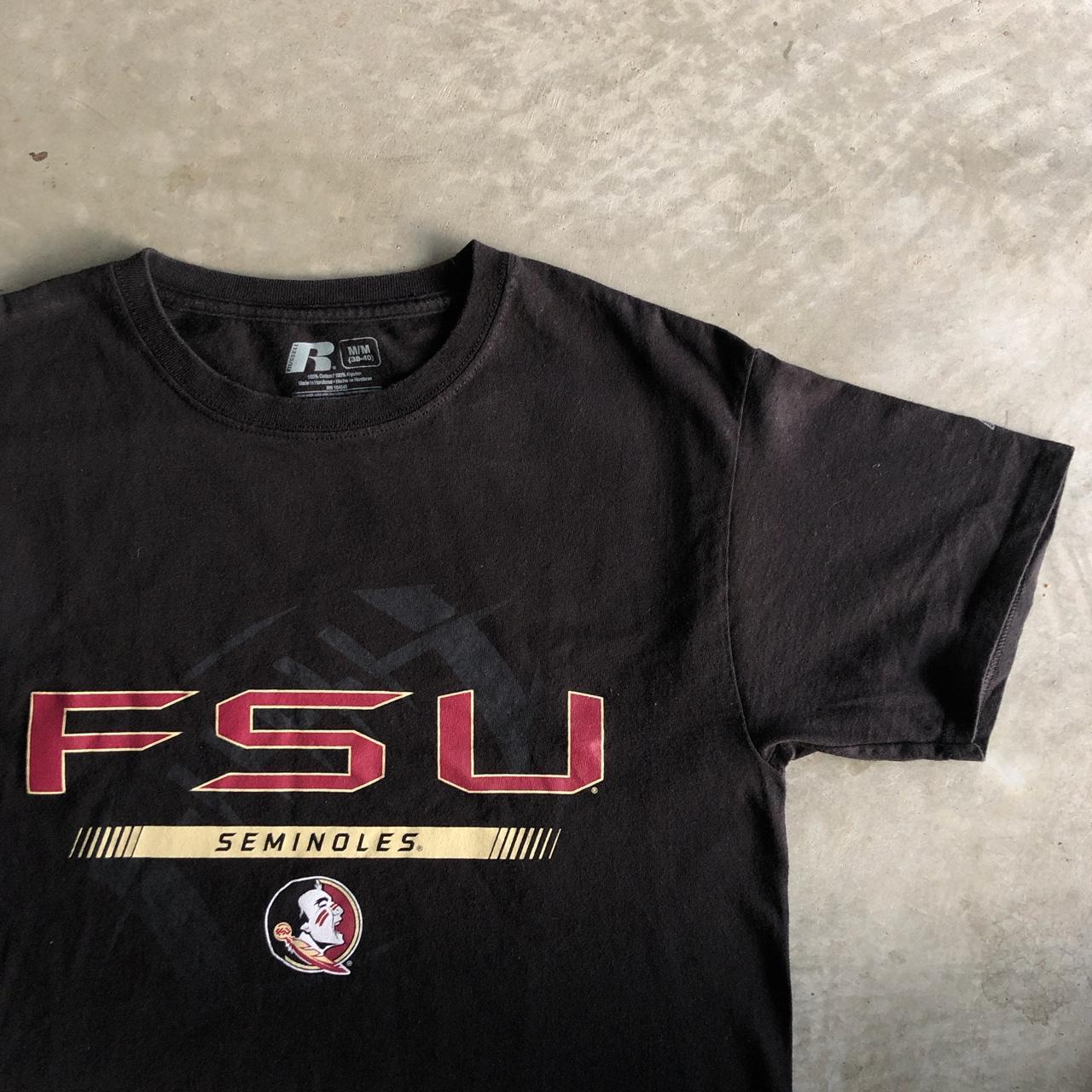 . 🏁 FSU t shirt 🏁 Length 27” pit 2 pit 19” 🏁Send... - Depop