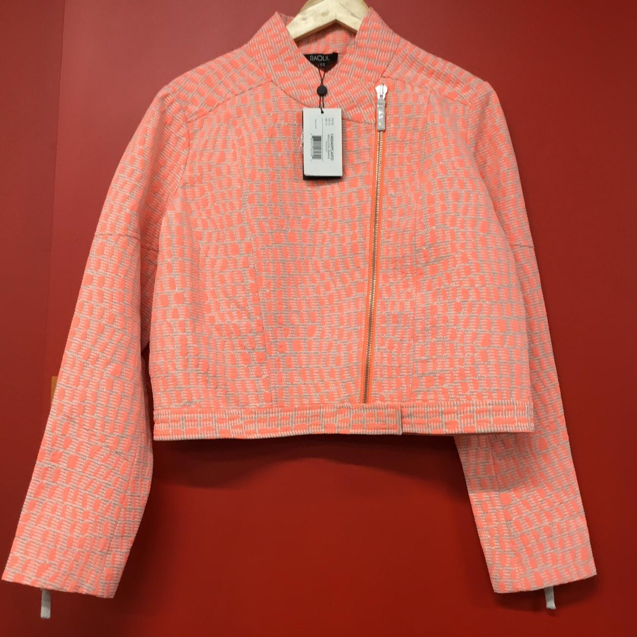 RAOUL Fluro Biker Jacket, BNWT Description: Size... - Depop