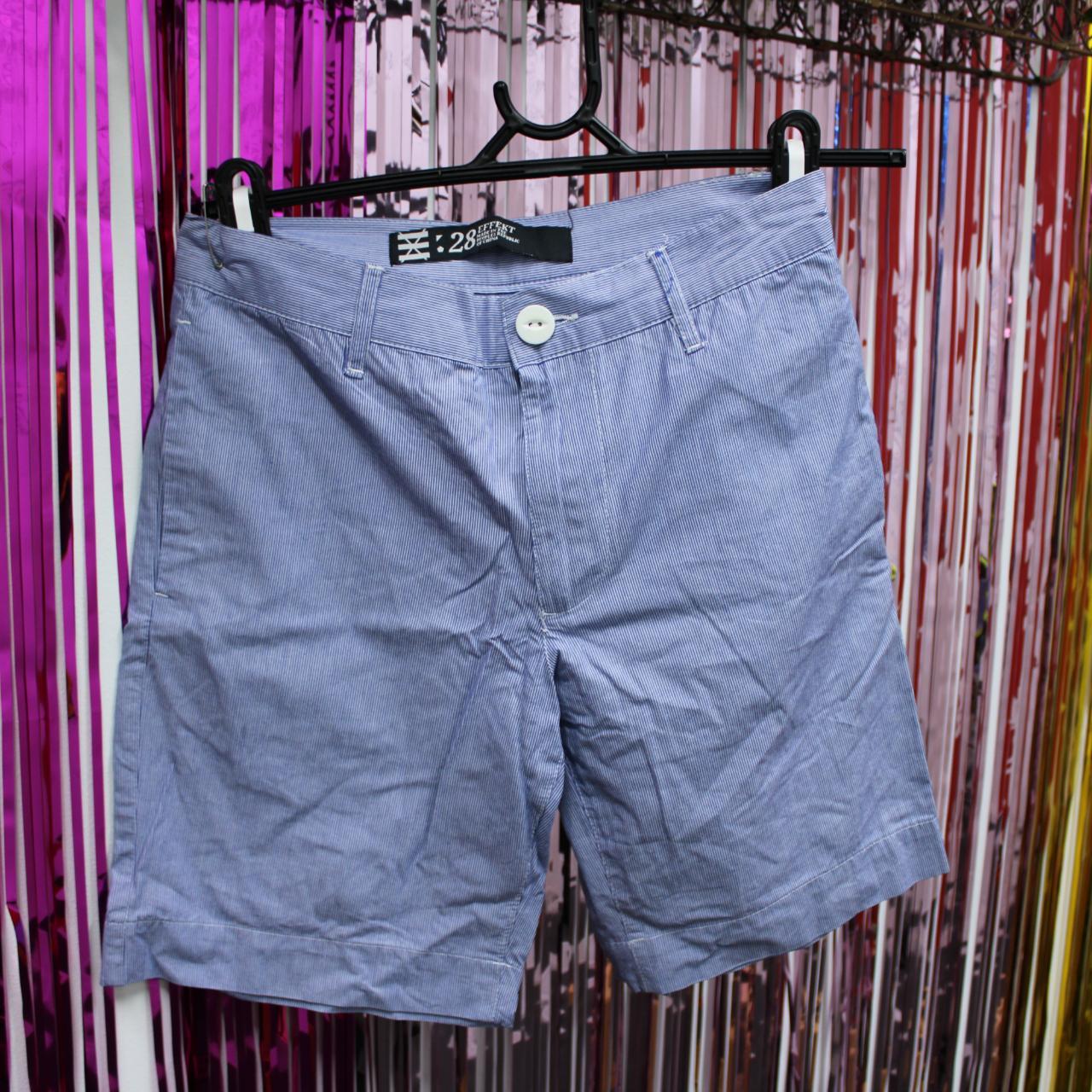 UNBRANDED Men's Striped Shorts Size: 28 Colour:... - Depop