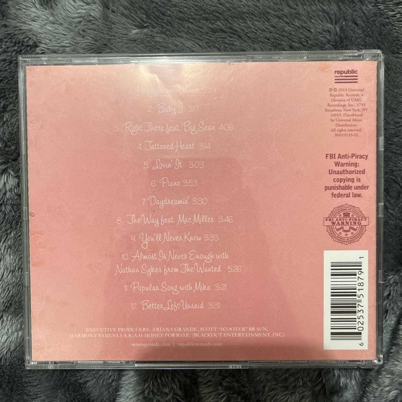 ariana grande yours truly target exclusive cd with... - Depop