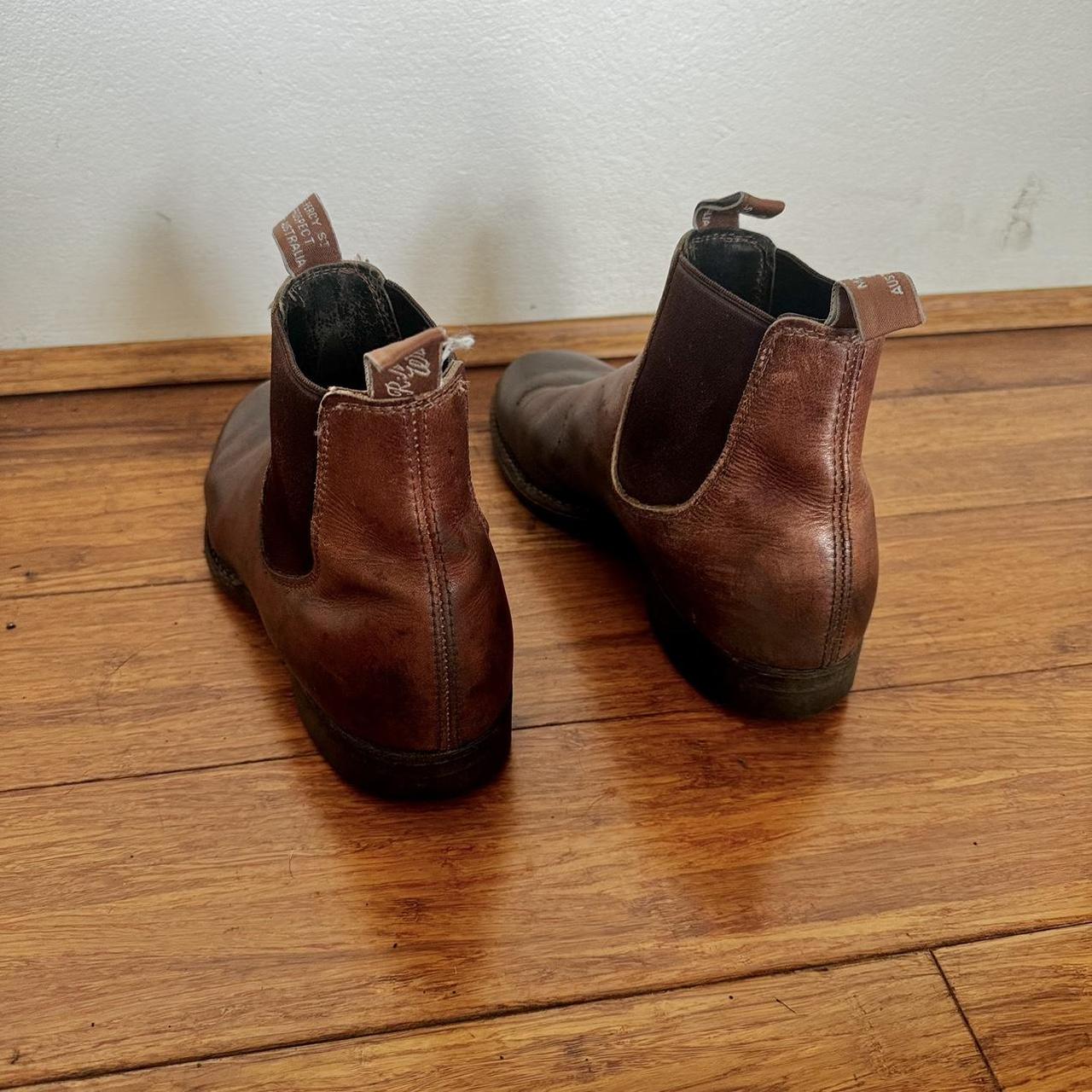 Chestnut RM Williams boots, size 9G - Depop