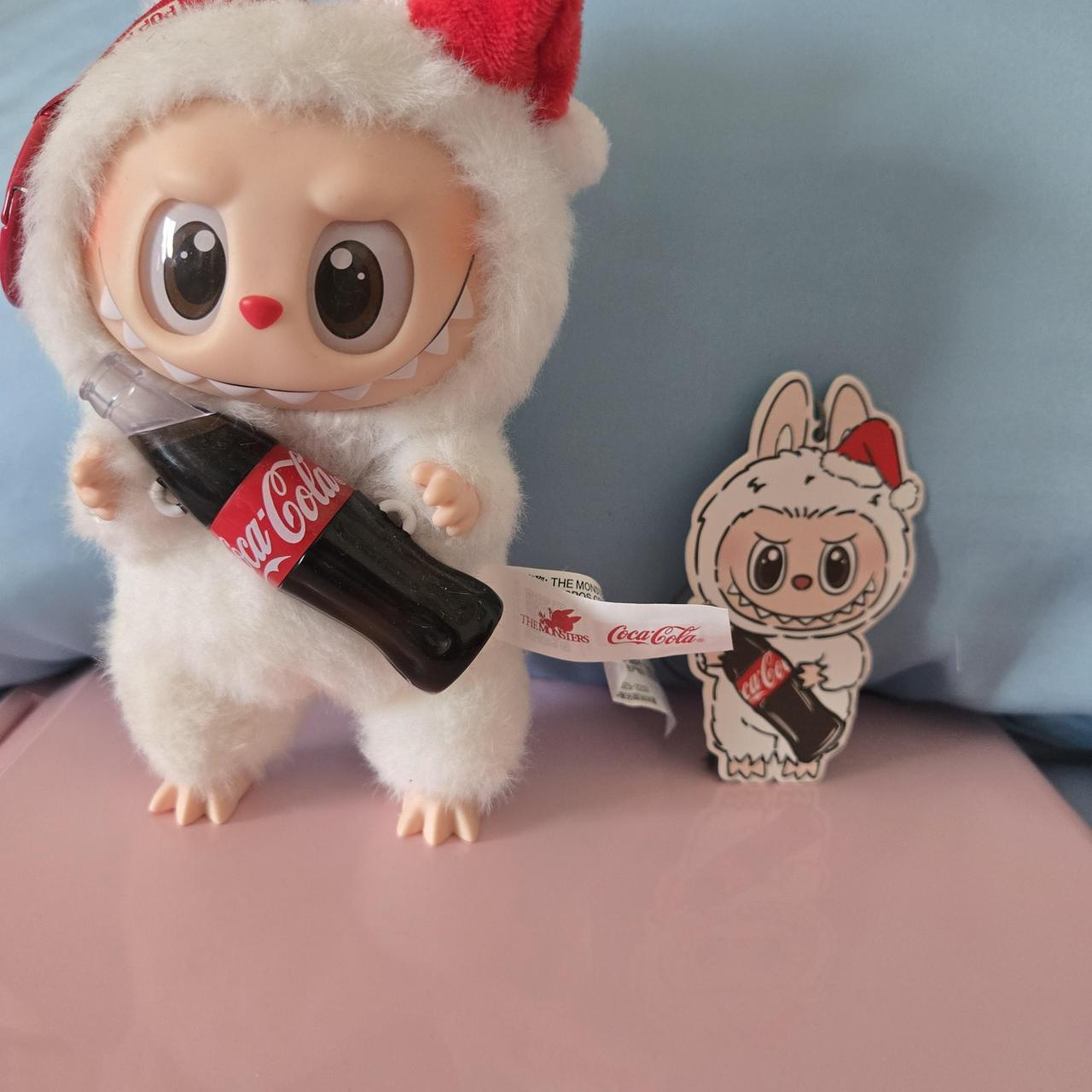 Labubu Keychain -Coca cola comes with collectible... | Depop