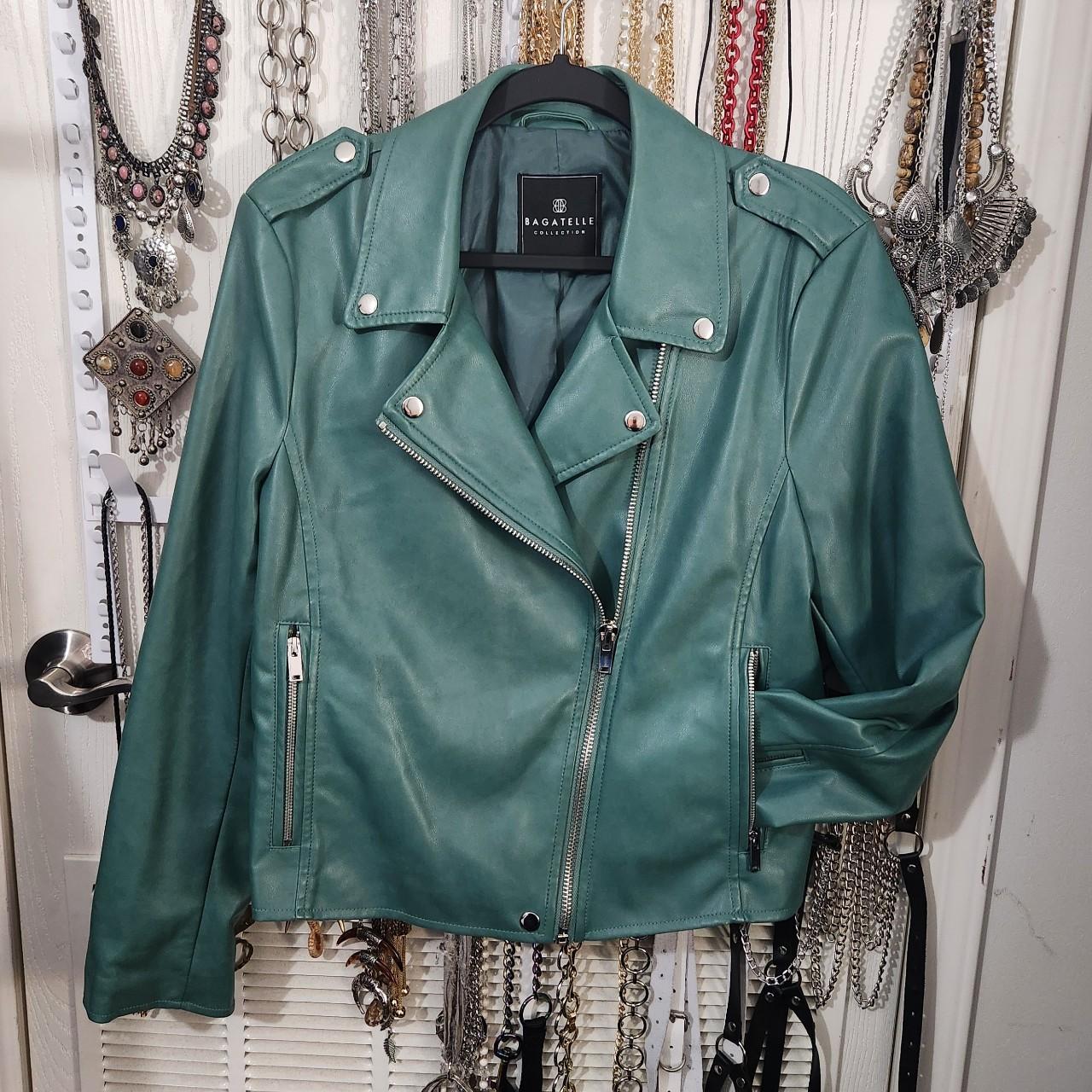 This Bagatelle Biker jacket is the prettiest shade... | Depop