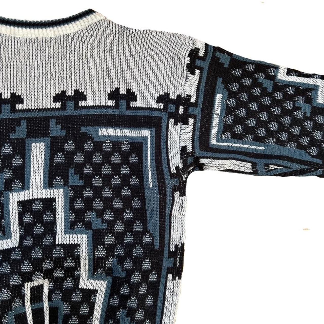 The most unique sweater, such a cool print and a... - Depop