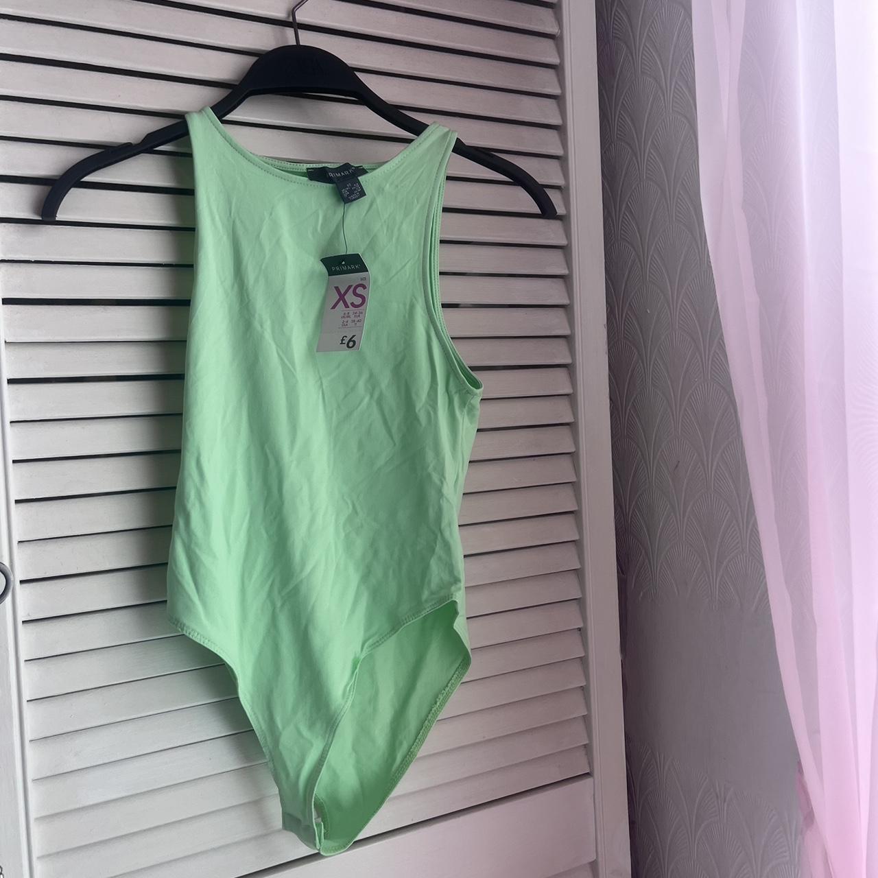 Primark neon/bright green bodysuit Brand new with tags - Depop