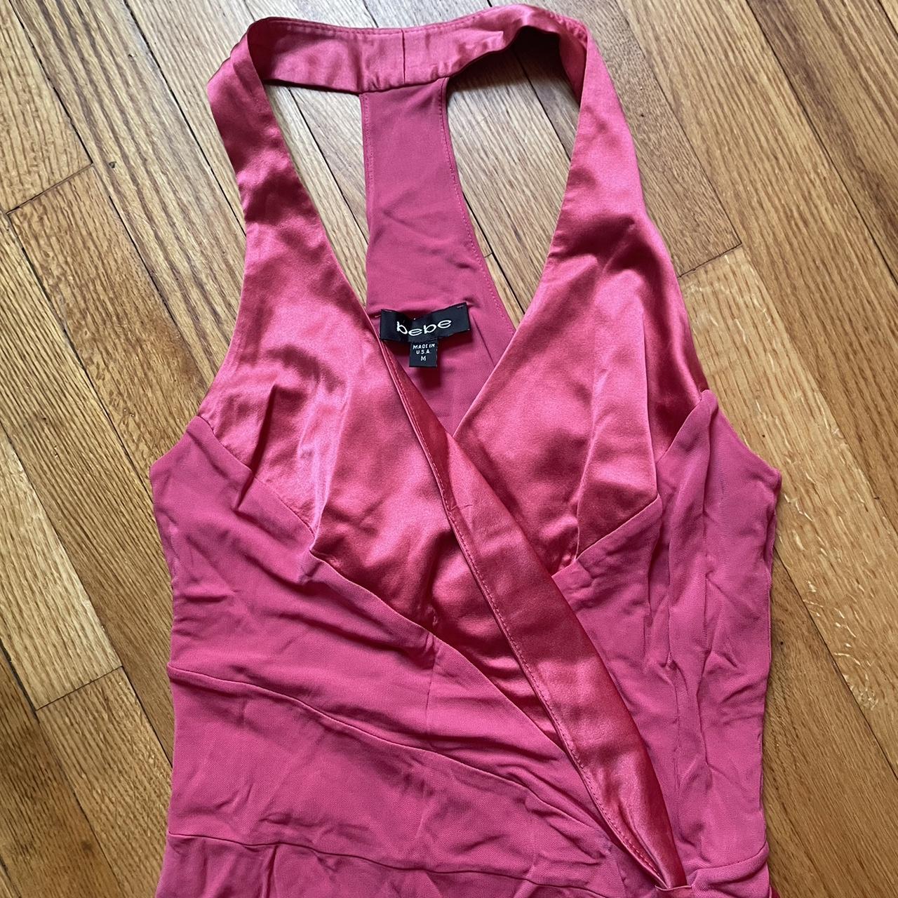 Size medium pink BEBE dress!! This dress is about... - Depop