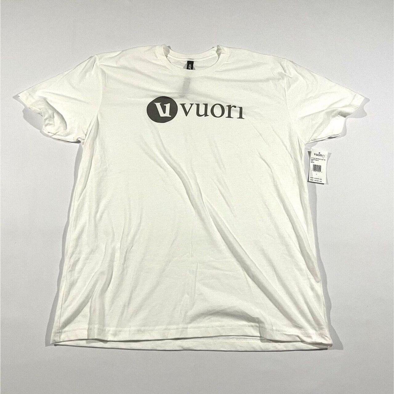 MENS Vuori V1 Wordmark Logo Tee Crew Print Short... - Depop