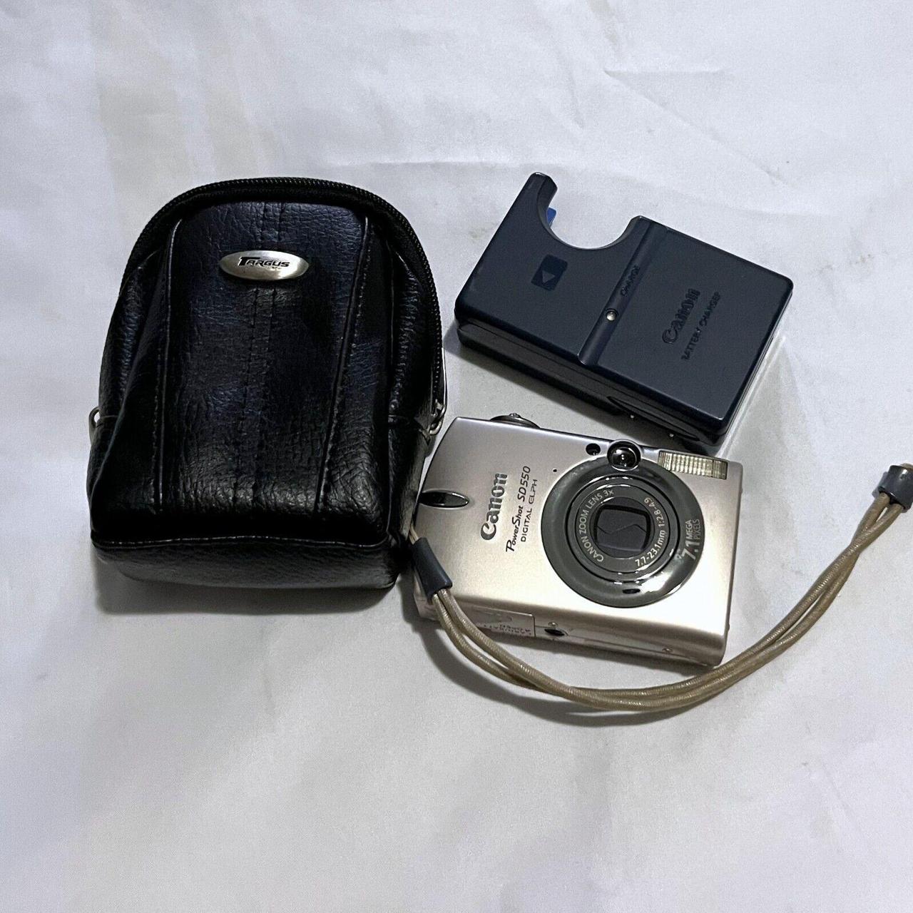 Canon Powershot SD 550 Digital Elph Silver Point... - Depop
