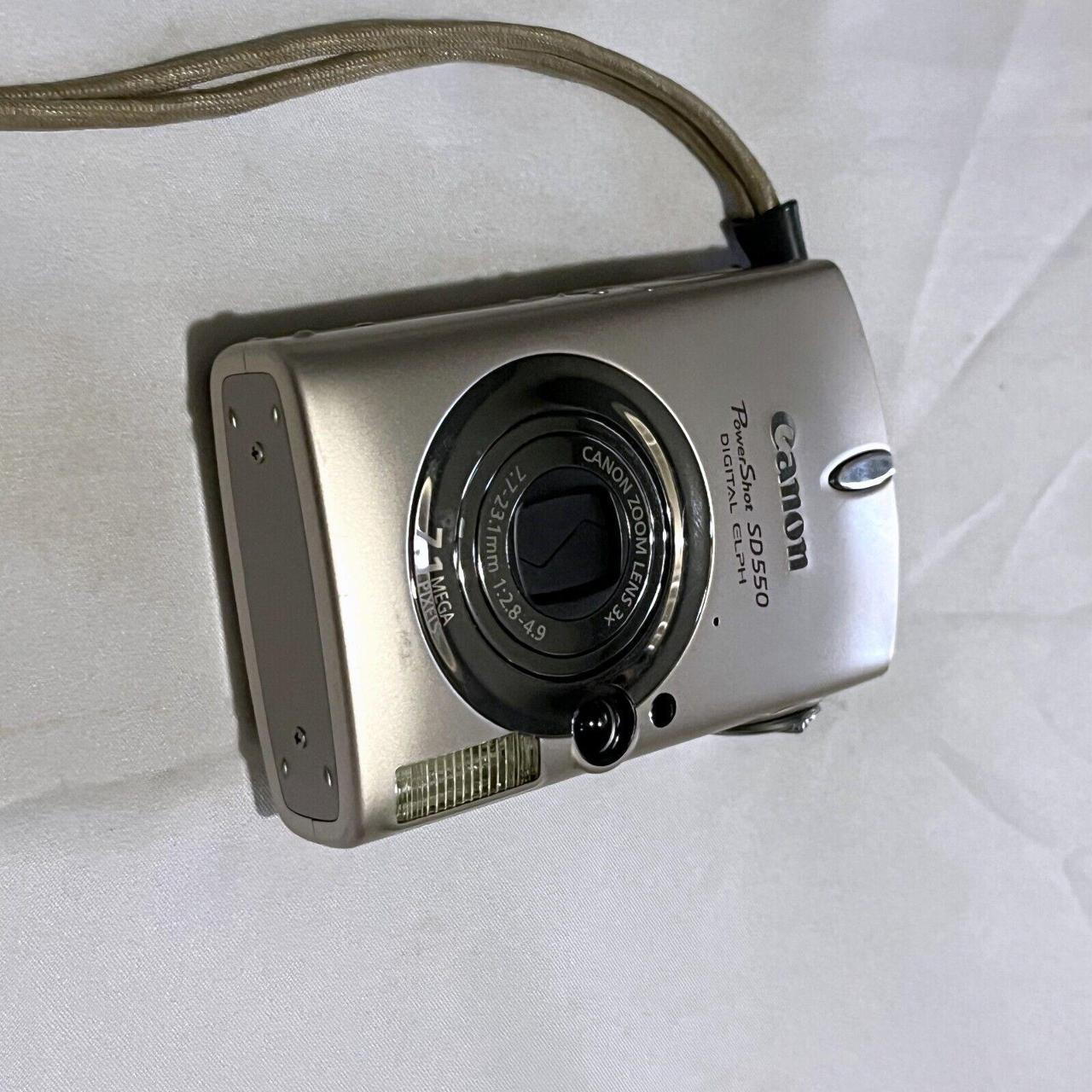 Canon Powershot SD 550 Digital Elph Silver Point... - Depop