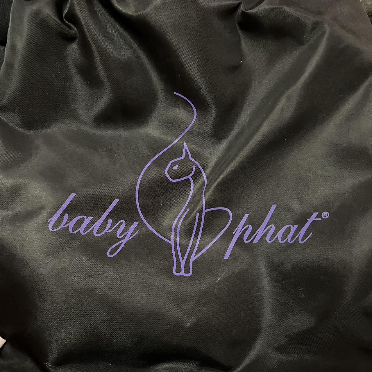 vintage purple and black medium sized baby phat... - Depop