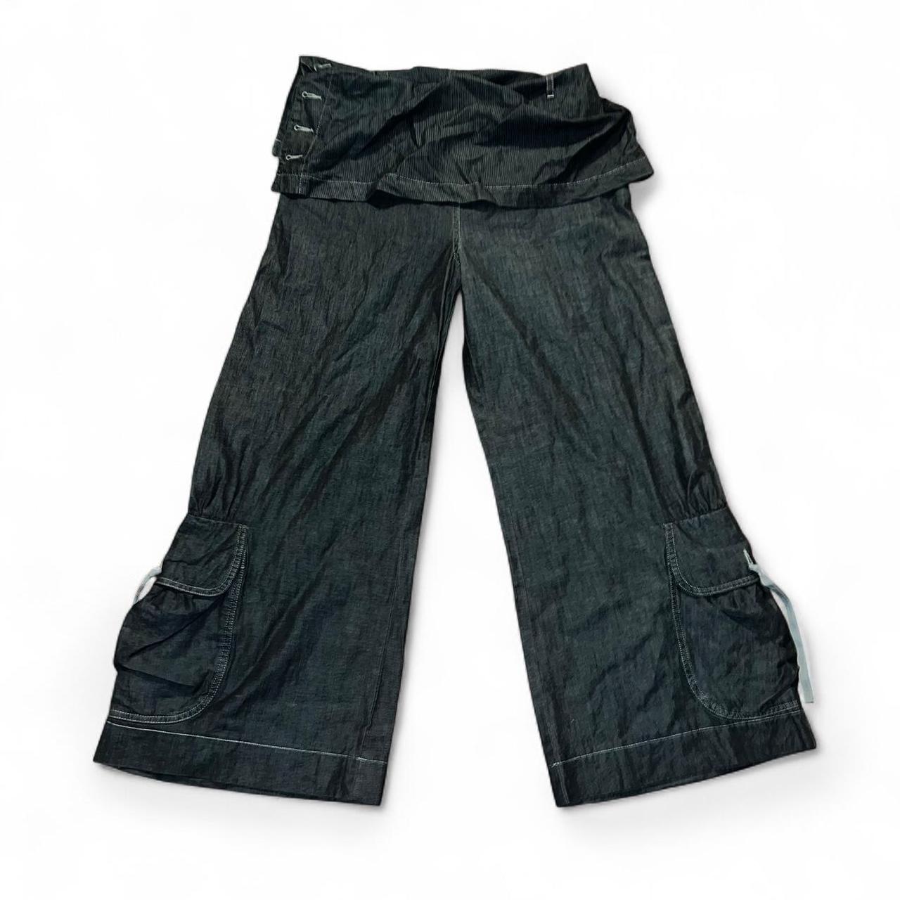 cop copine flared cargo pants can’t find size but... | Depop