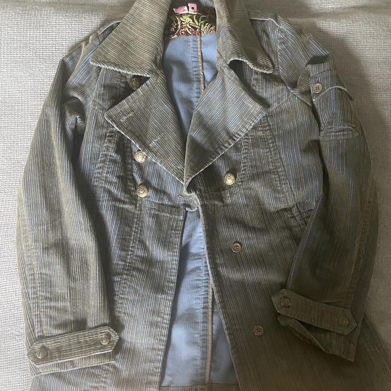 Buffalo David Bitton Women's Grey and Brown Coat | Depop