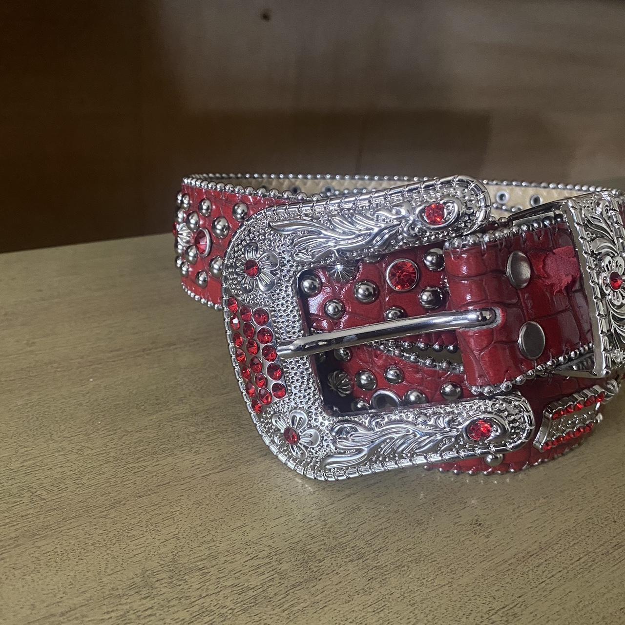 Red Bb Belt Message Before Buying Accepting Offers Depop
