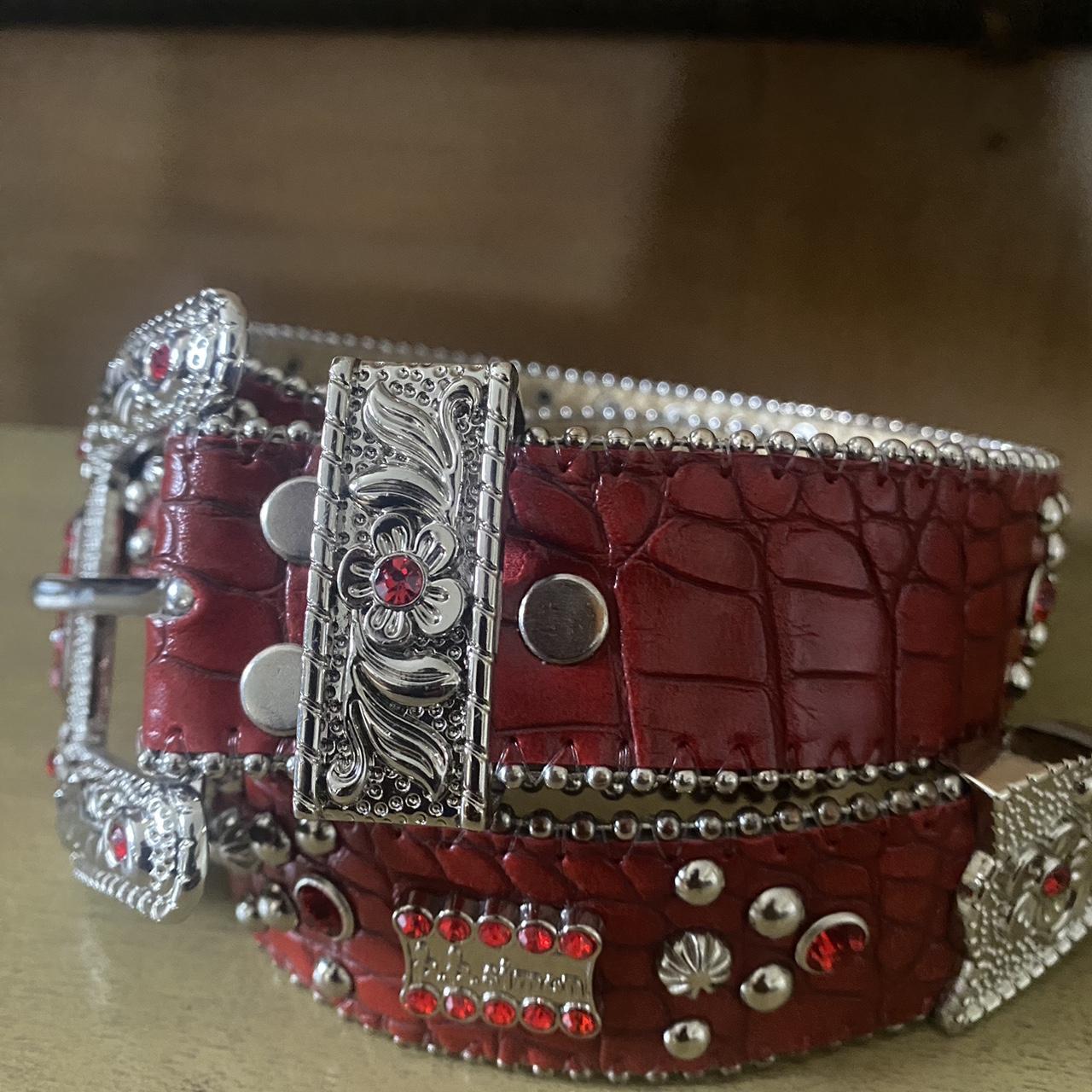 Red Bb Belt Message Before Buying Accepting Offers Depop