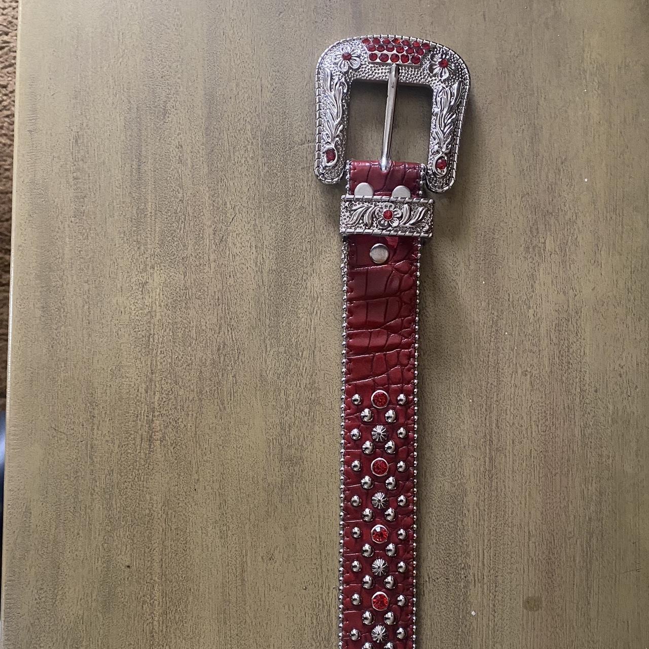 Red Bb Belt Message Before Buying Accepting Offers Depop